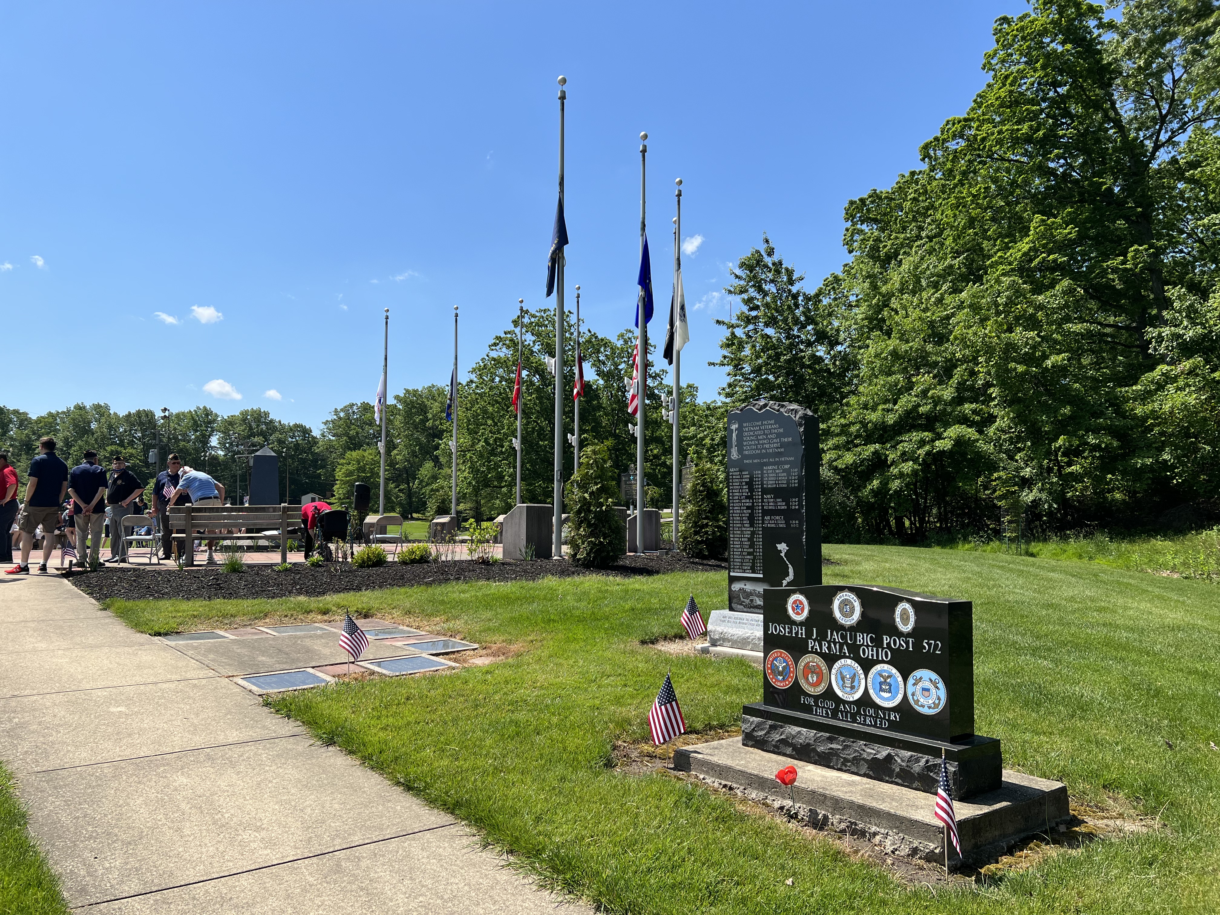 Parma officials and attendees honored those who died while serving in ...