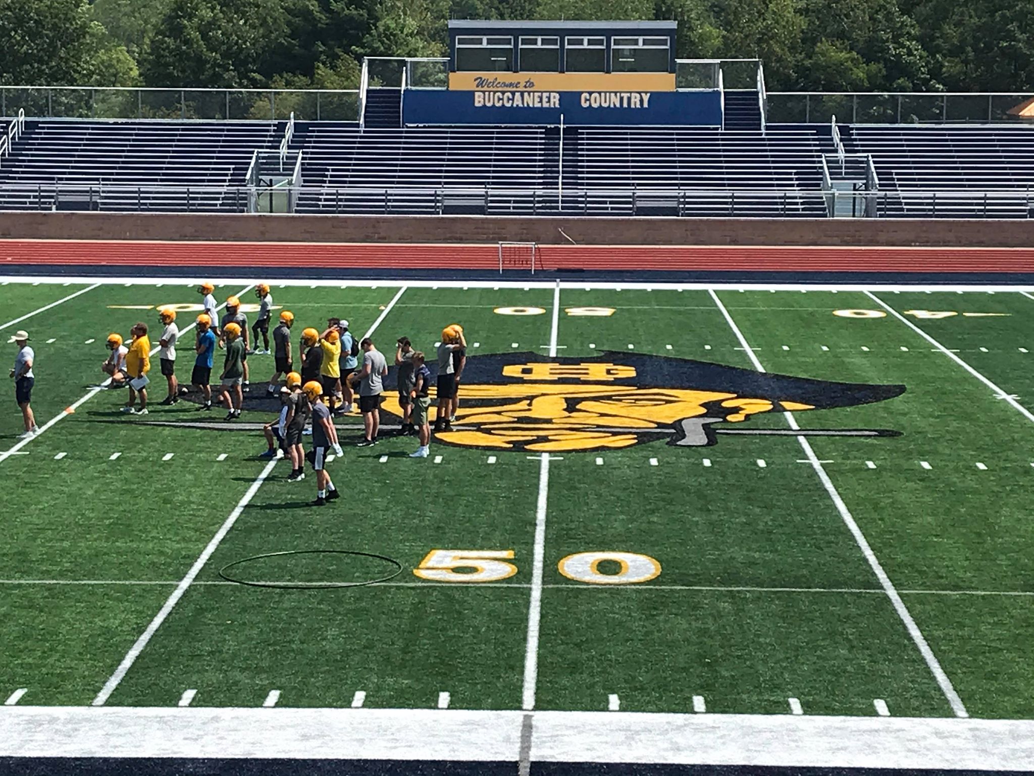 Grand Haven's football team holds first official practice of 2020 ...