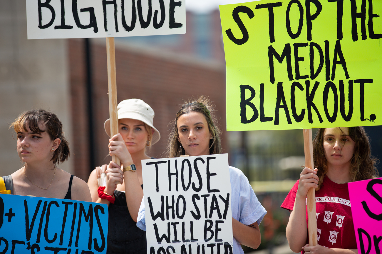 University of Michigan Students Against Sexual Assault protest at ...