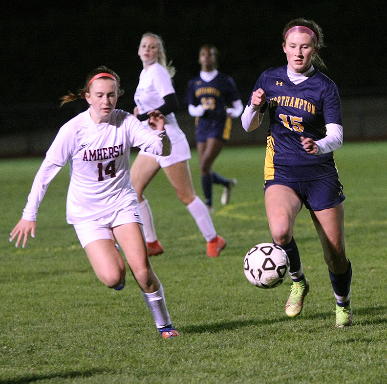 Amherst vs Northampton girls Soccer 11/4/21 - masslive.com