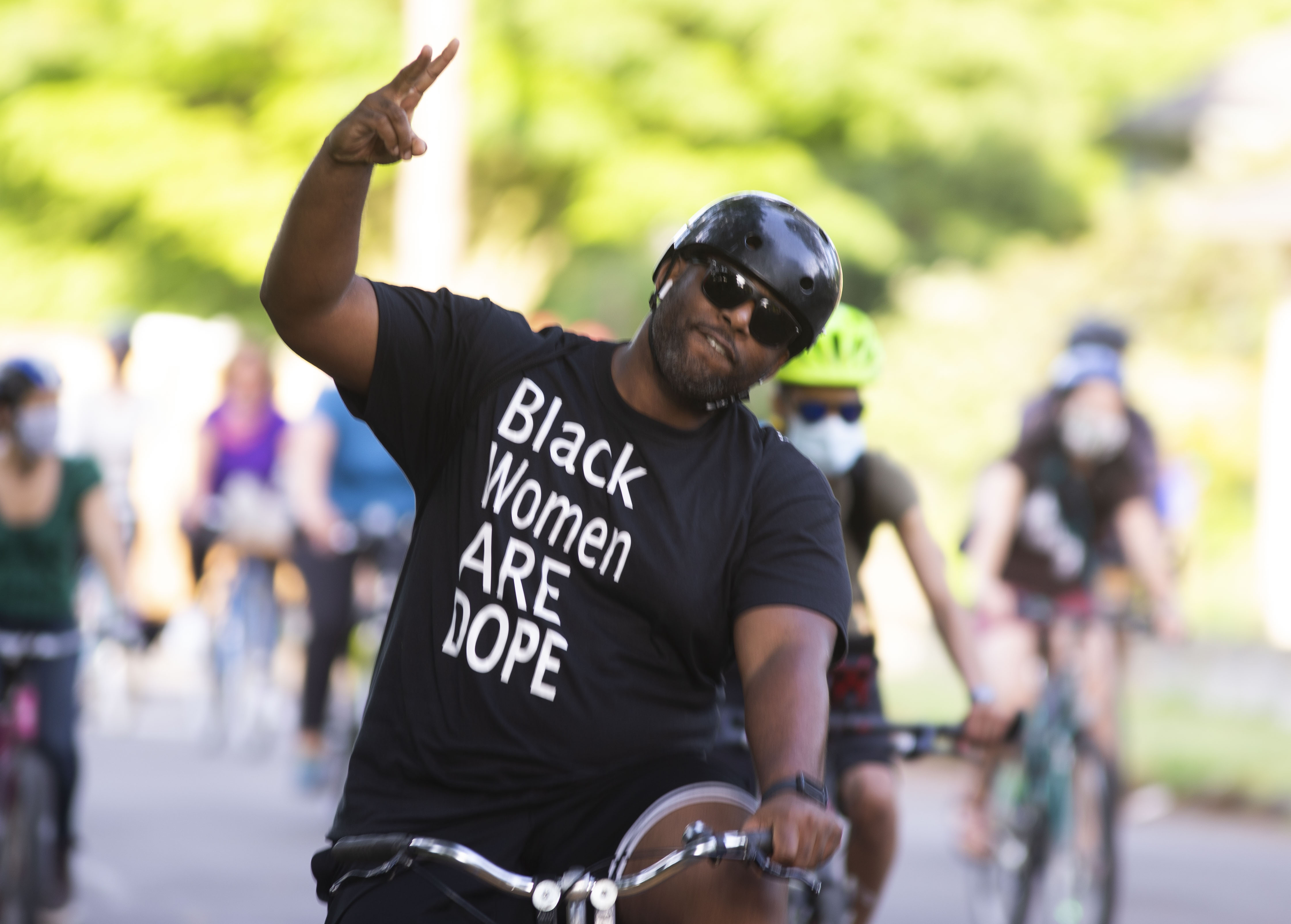 Black Girls Do Bike Let's Ride bike rally through North and Northeast ...