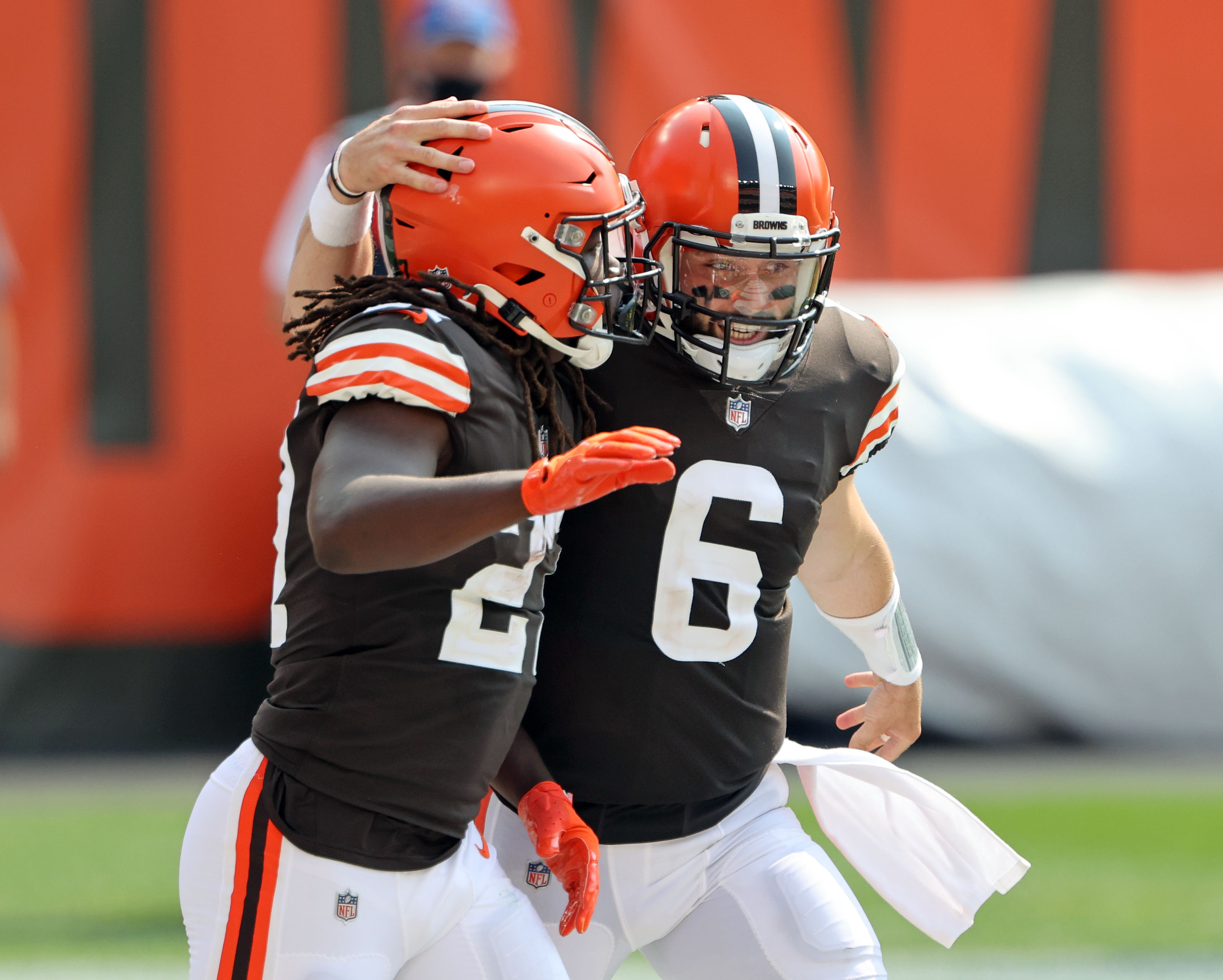 Cleveland Browns running backs vs. Washington Football Team, September ...
