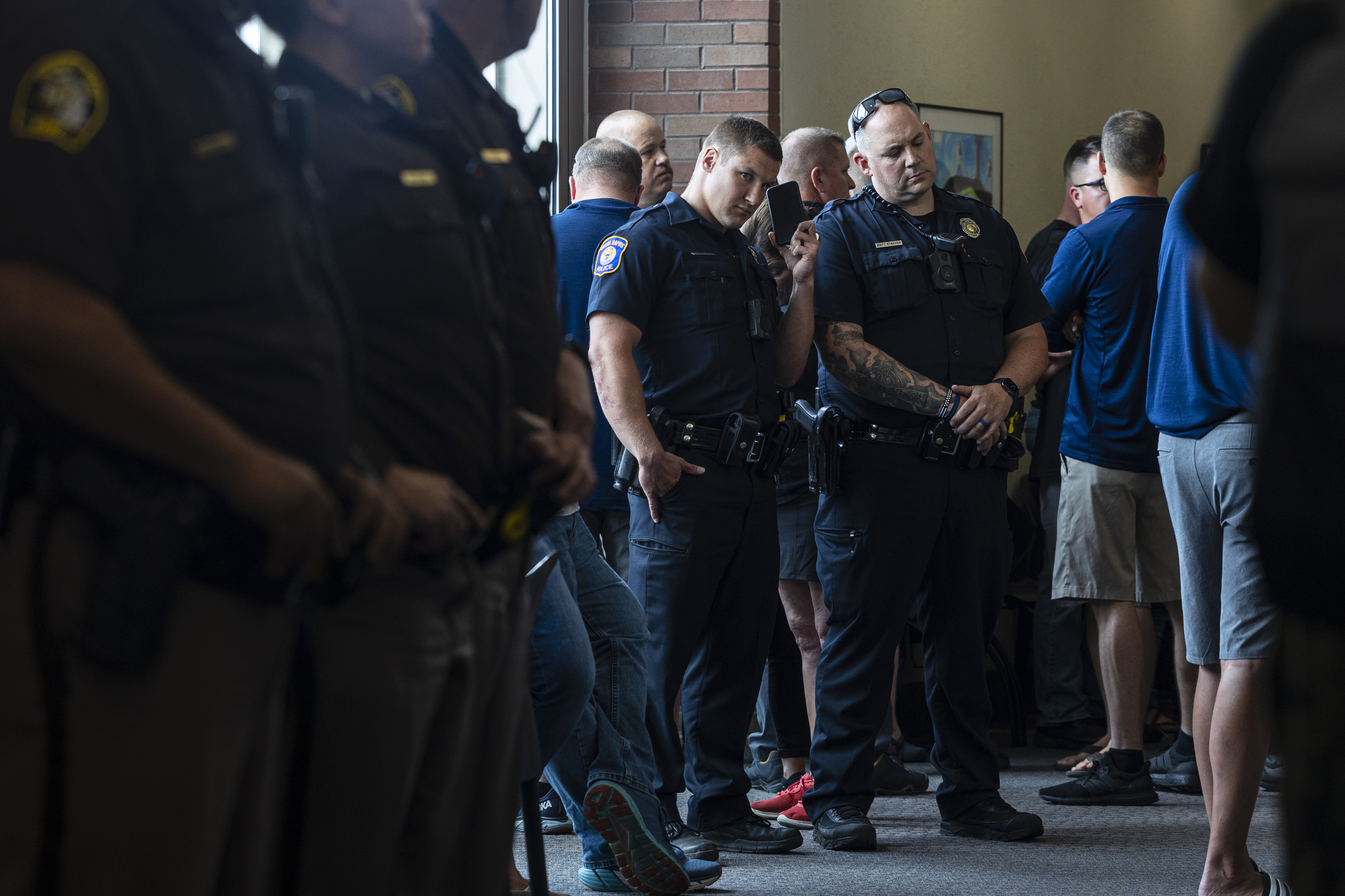 GRPD officer Christopher Schurr arraigned on second-degree murder ...