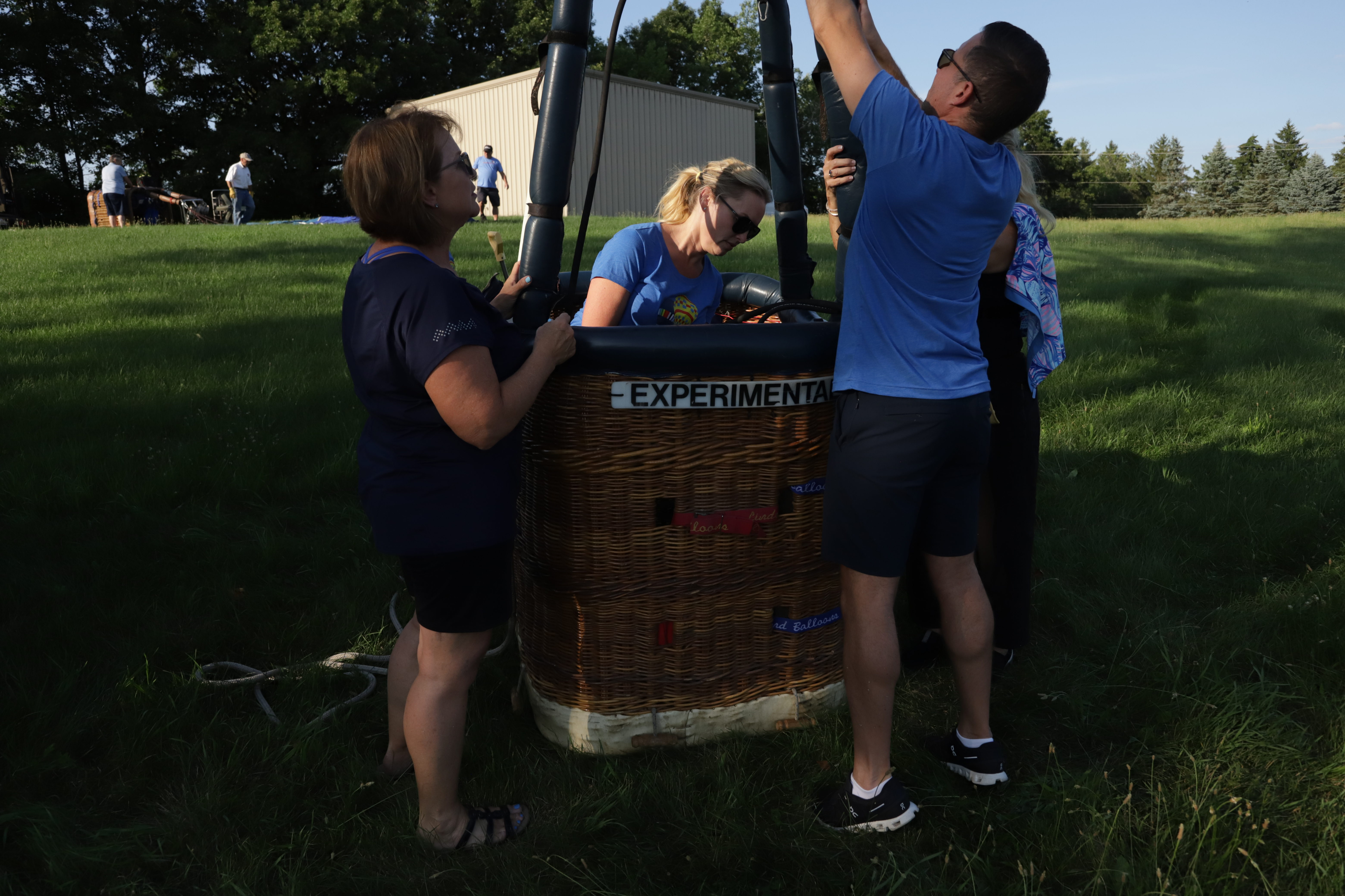 Hot air balloon pilot Dawn McKenzie - mlive.com