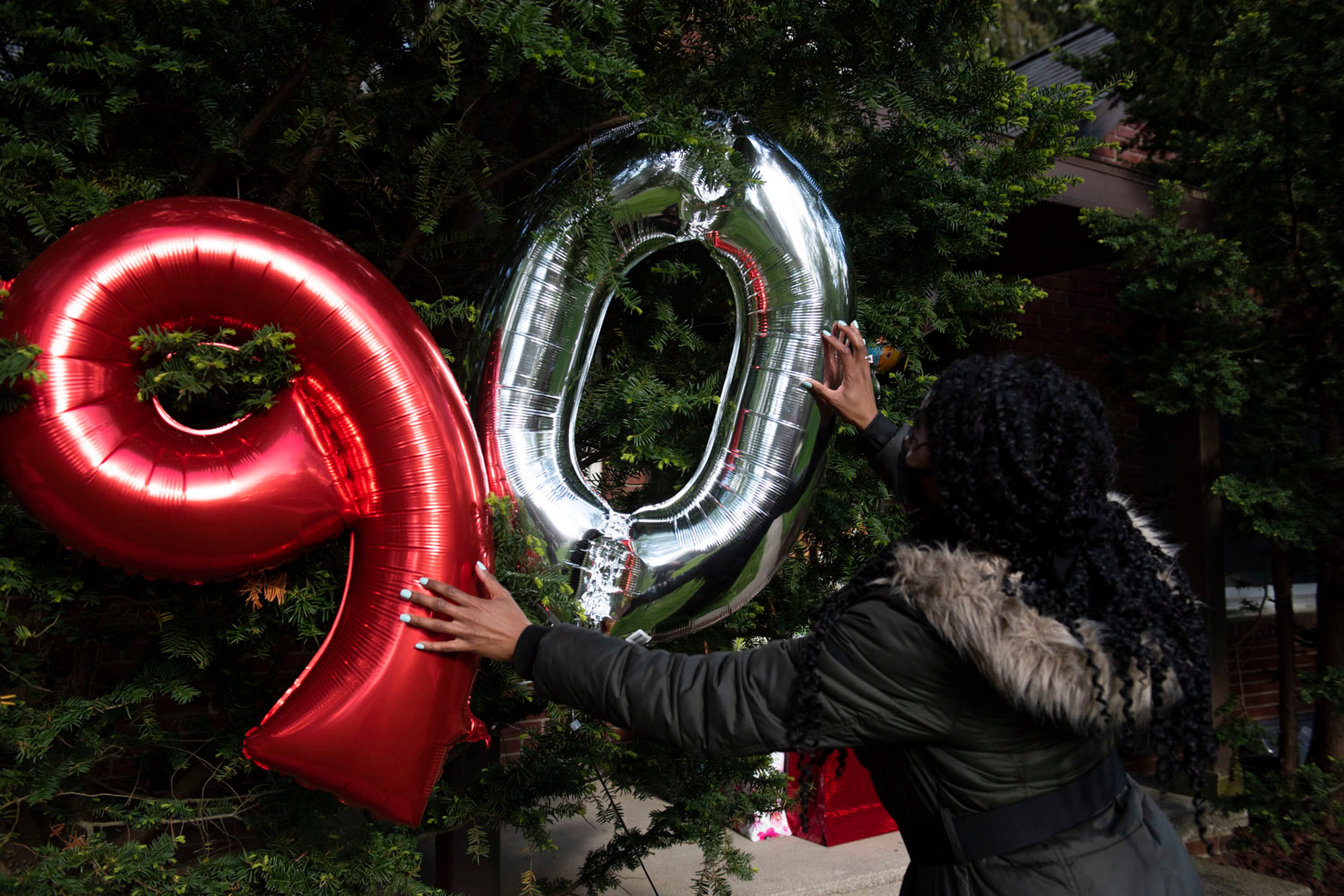 Drive by birthday celebration for woman who continues to serve her ...