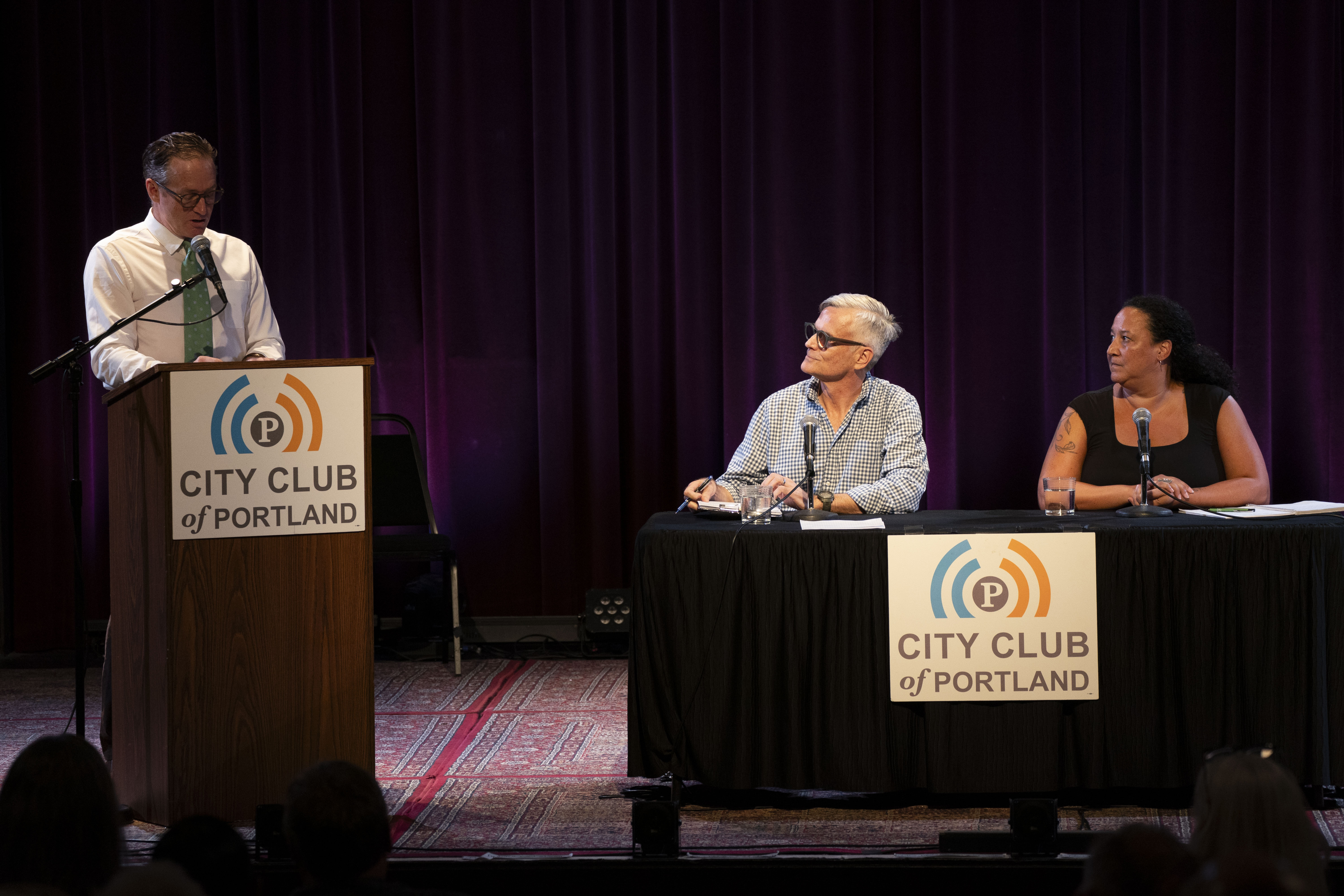 Shannon Singleton and Sam Adams debate at Portland City Club forum ...