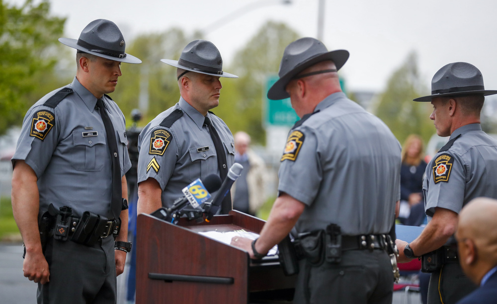Pa. State Police honor fallen troopers with ceremony in Bethlehem ...