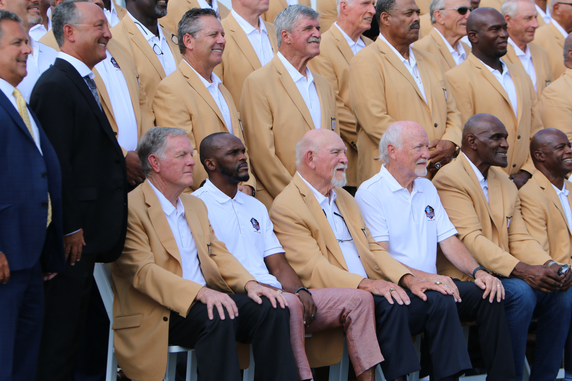 Pro Football Hall of Fame Gold Jacket group photo - cleveland.com