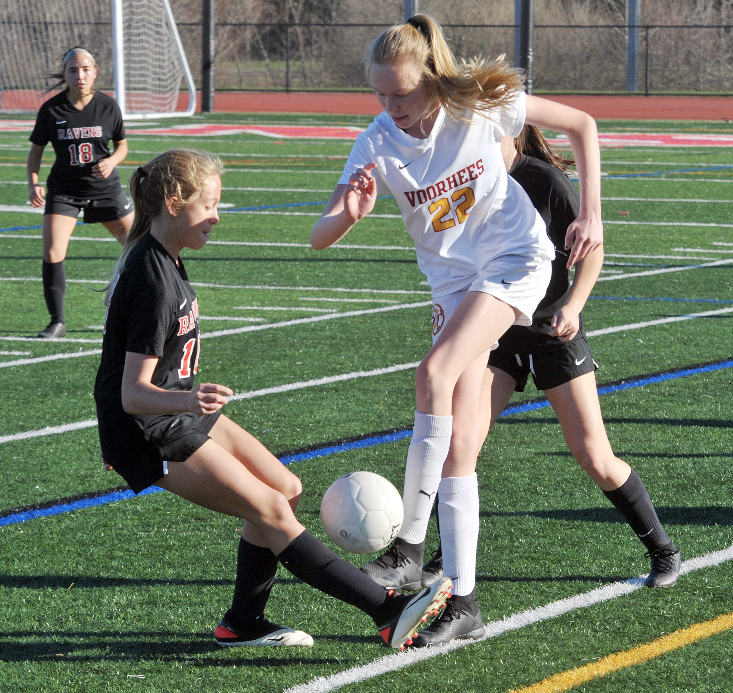 High School Girls Soccer Voorhees High School at Robbinsville High ...