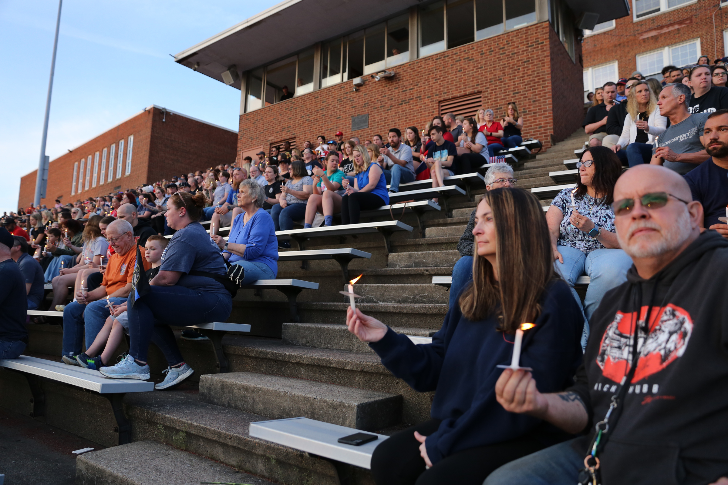 Candlelight vigil for Euclid police officer Jacob Derbin - cleveland.com