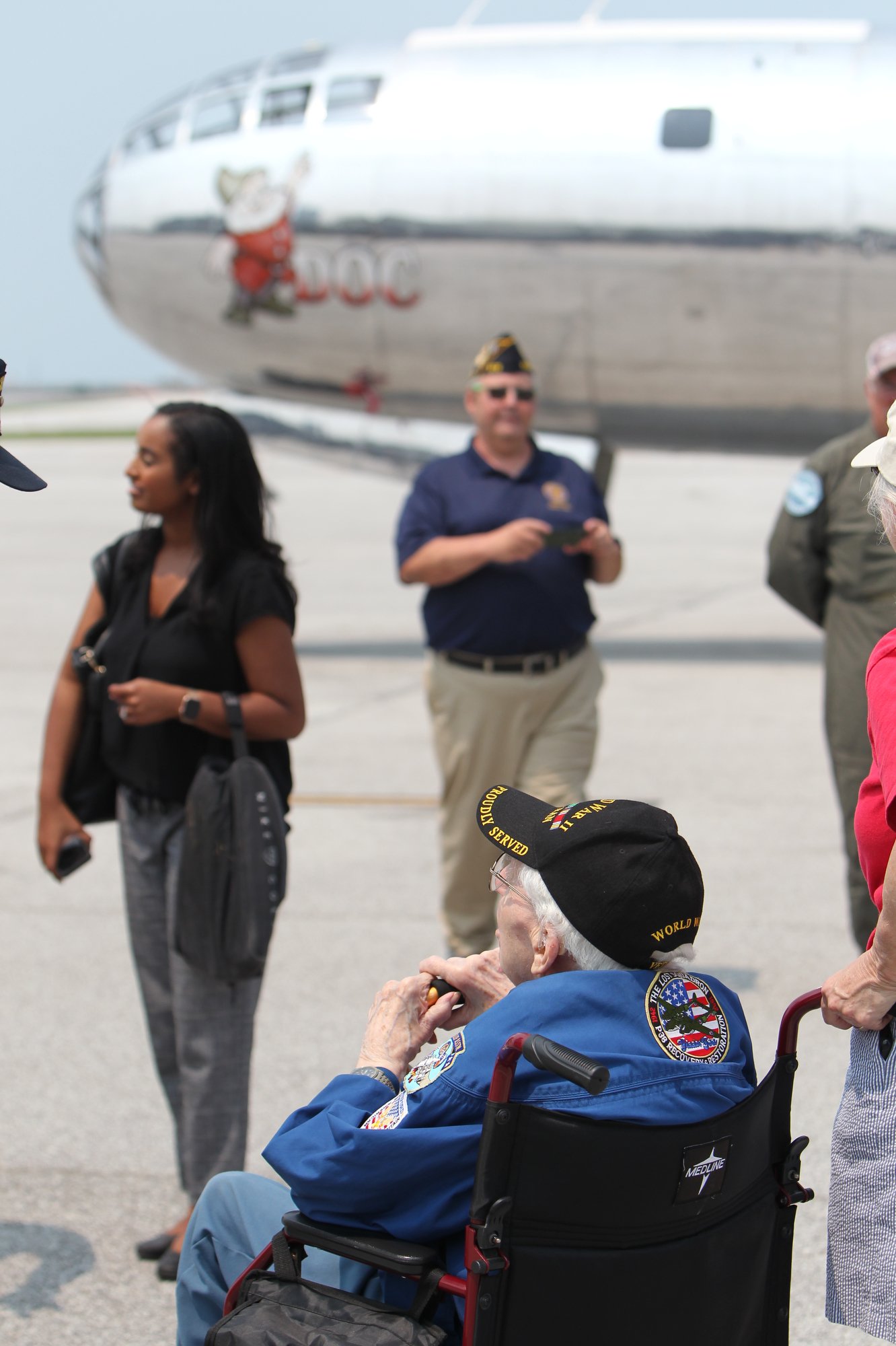 B-29 Doc Superfortress lands in Cleveland for three day visit ...