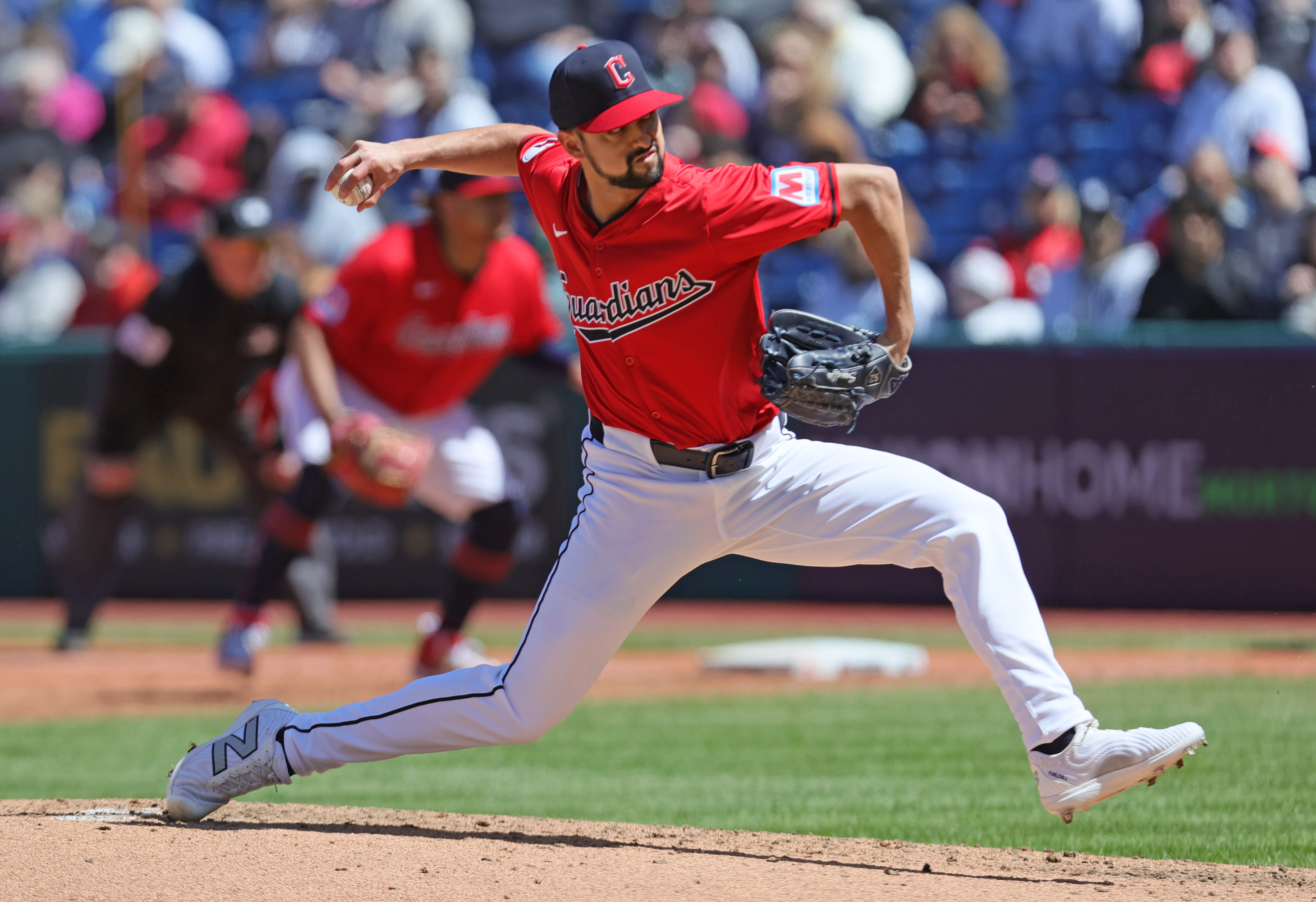 Cleveland Guardians vs. New York Yankees, game 1, April 13, 2024 ...