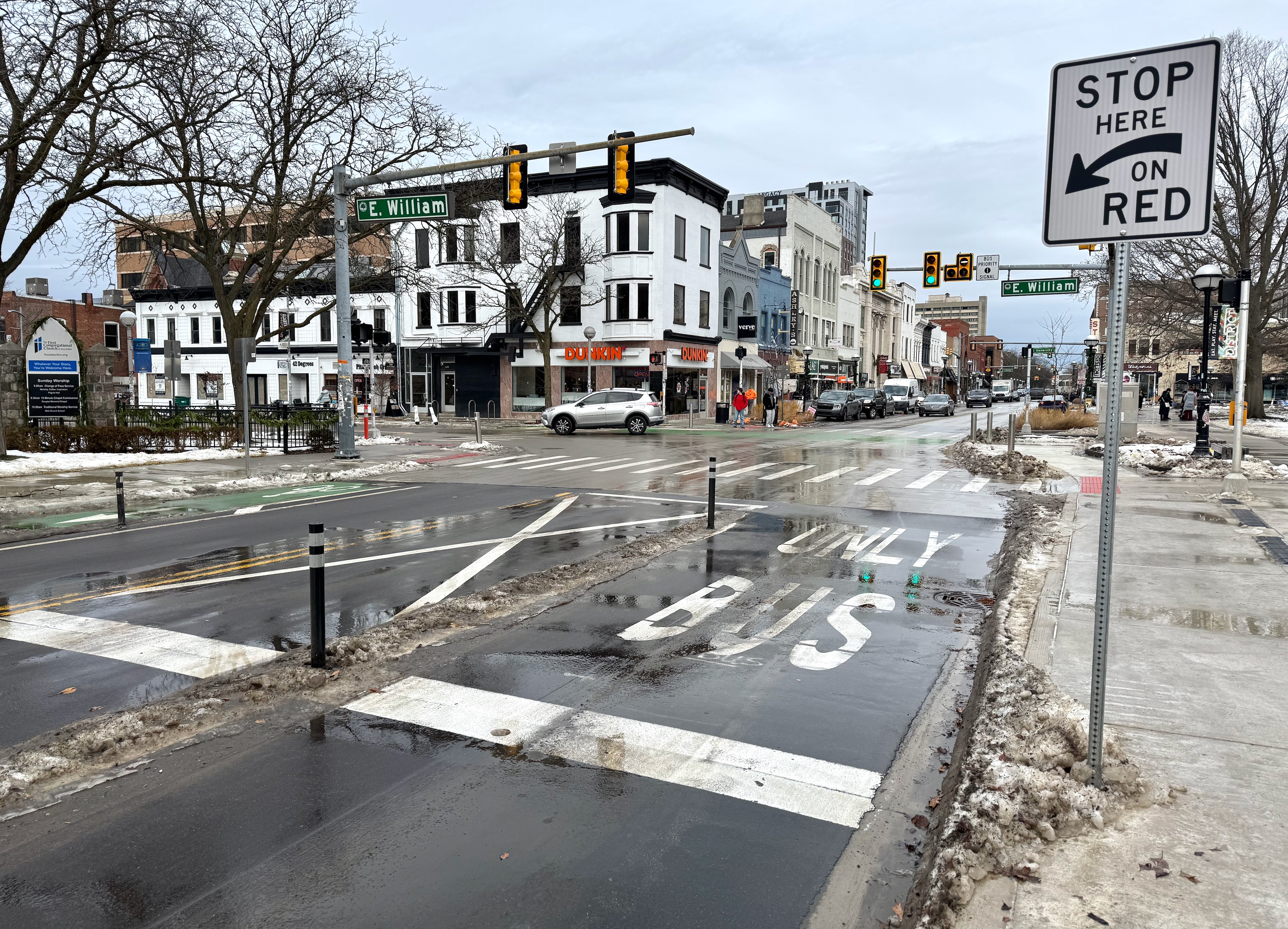 Ann Arbor's first dedicated transit lane now open for buses - mlive.com