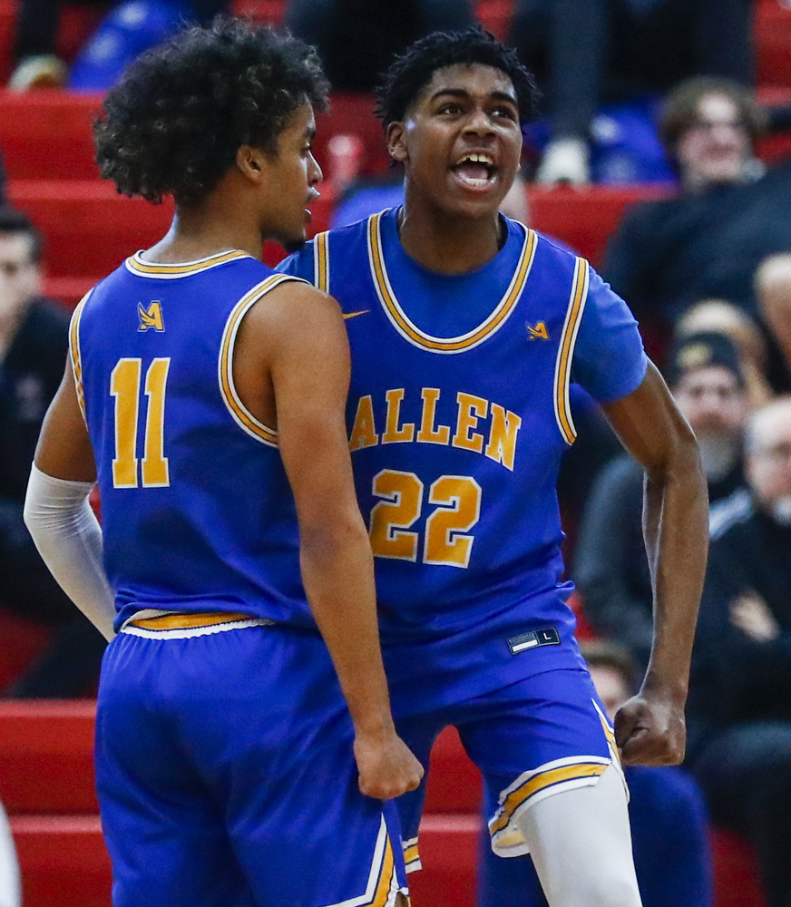 Northampton vs. Allen in District 11 Class 6A boys basketball ...