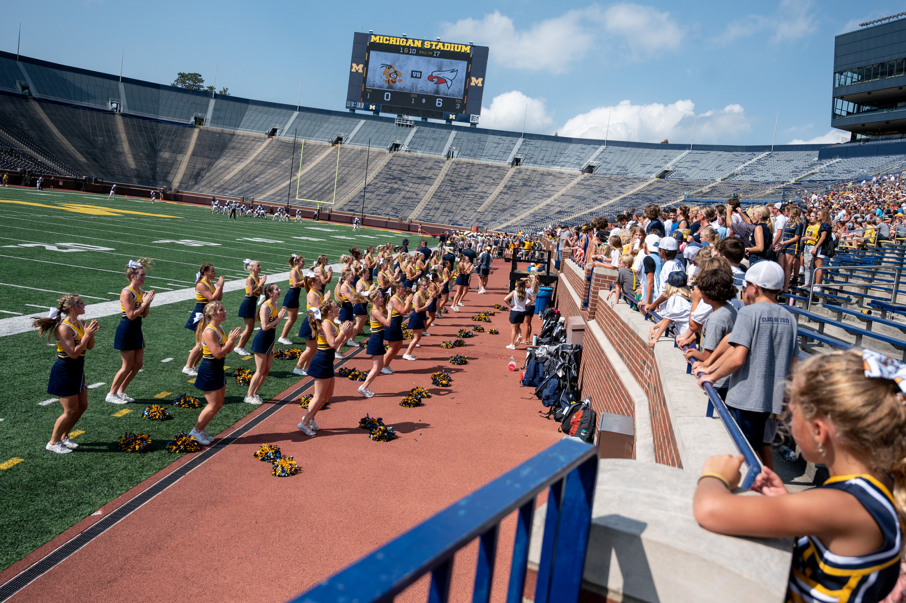Saline vs. Hudsonville high school football at the Big House - mlive.com