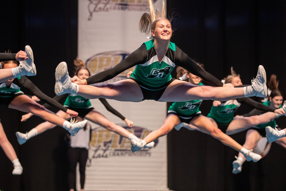 CV, CD East and CD in 2023 Competitive Cheer State Championships ...
