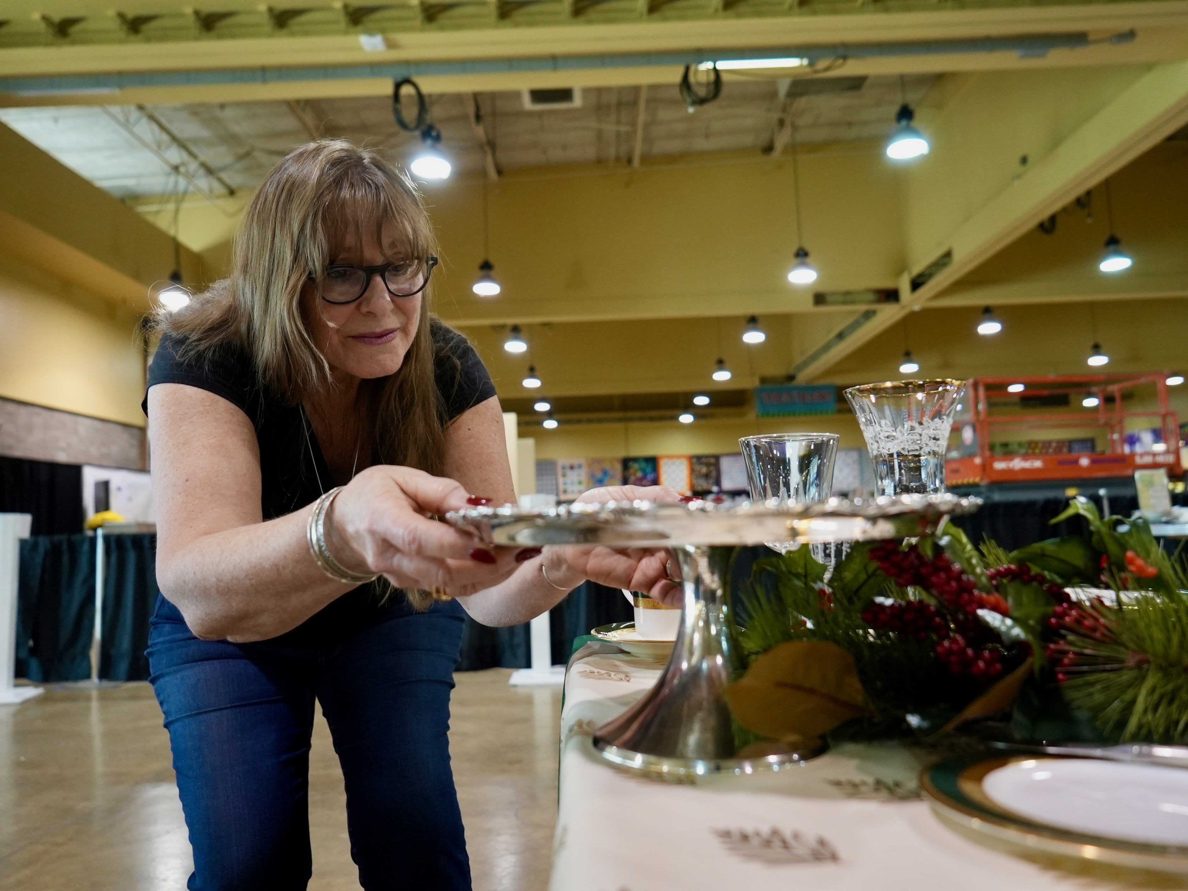 Competitive table setting at the Oregon State Fair - oregonlive.com