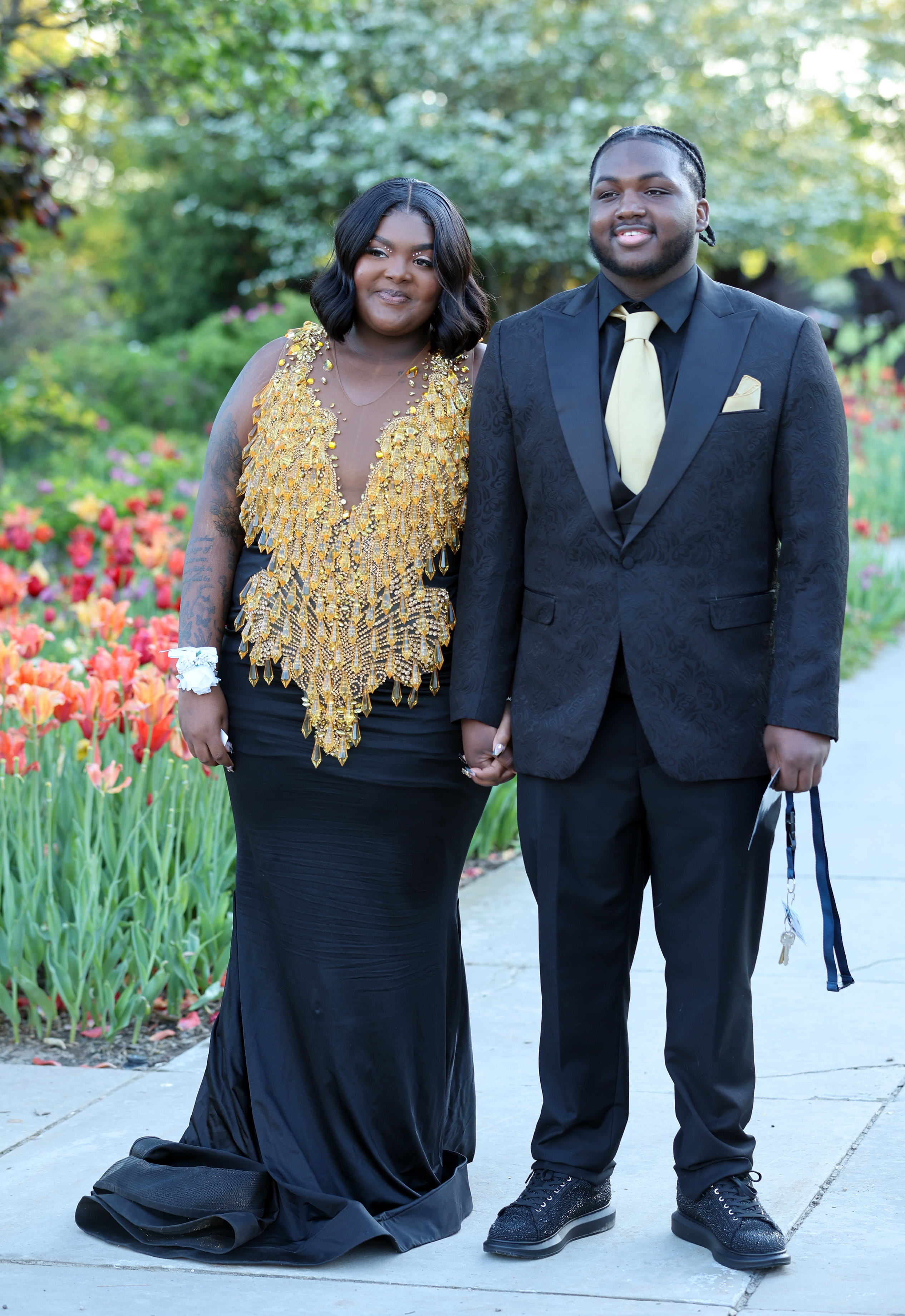 Euclid high school prom at the Cleveland Botanical Gardens, May 9, 2025 ...