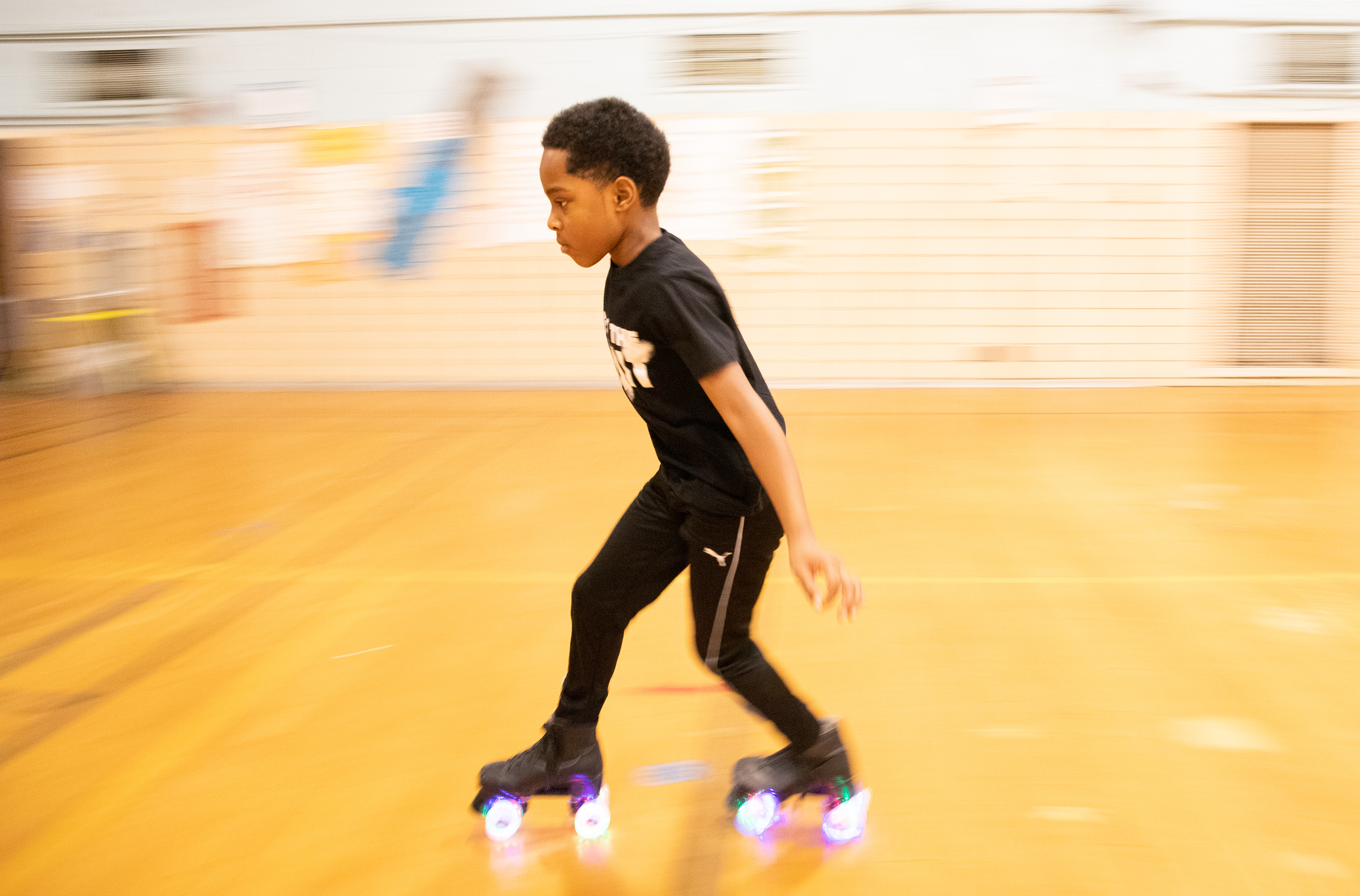 Weekly roller-skating event produces family fun in Flint
