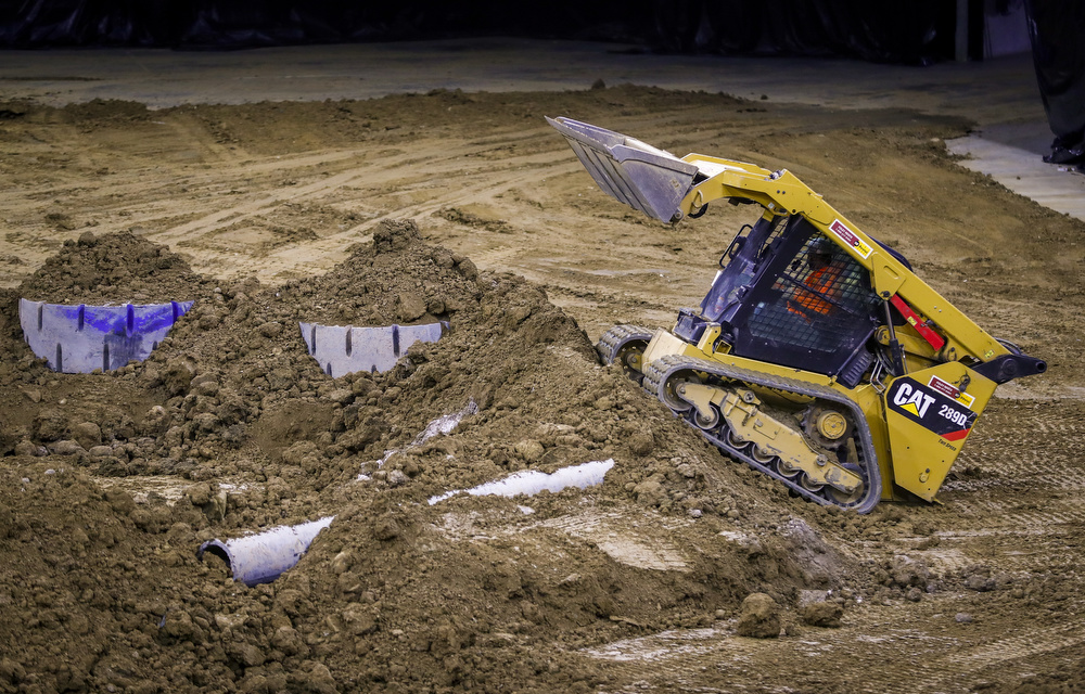 Prepping for Monster Jam at PPL Center on Feb. 24, 2022 ...
