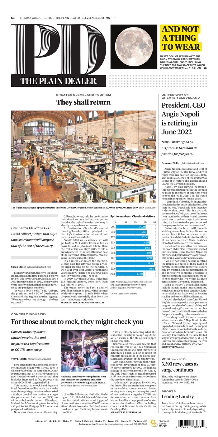 2021 Plain Dealer front page images: Part 2 - cleveland.com