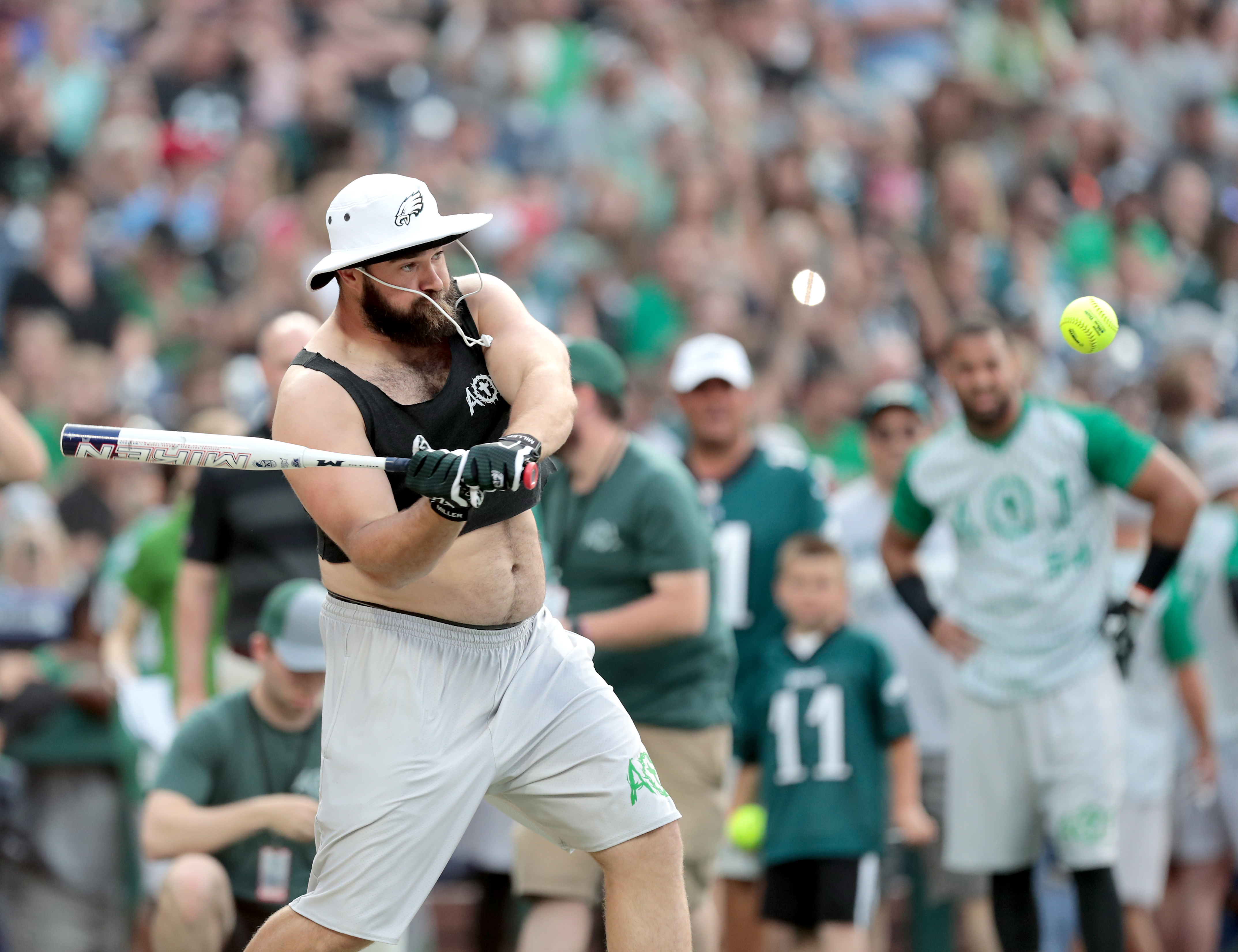 Cleveland Heights natives Travis and Jason Kelce, January 30, 2023 ...
