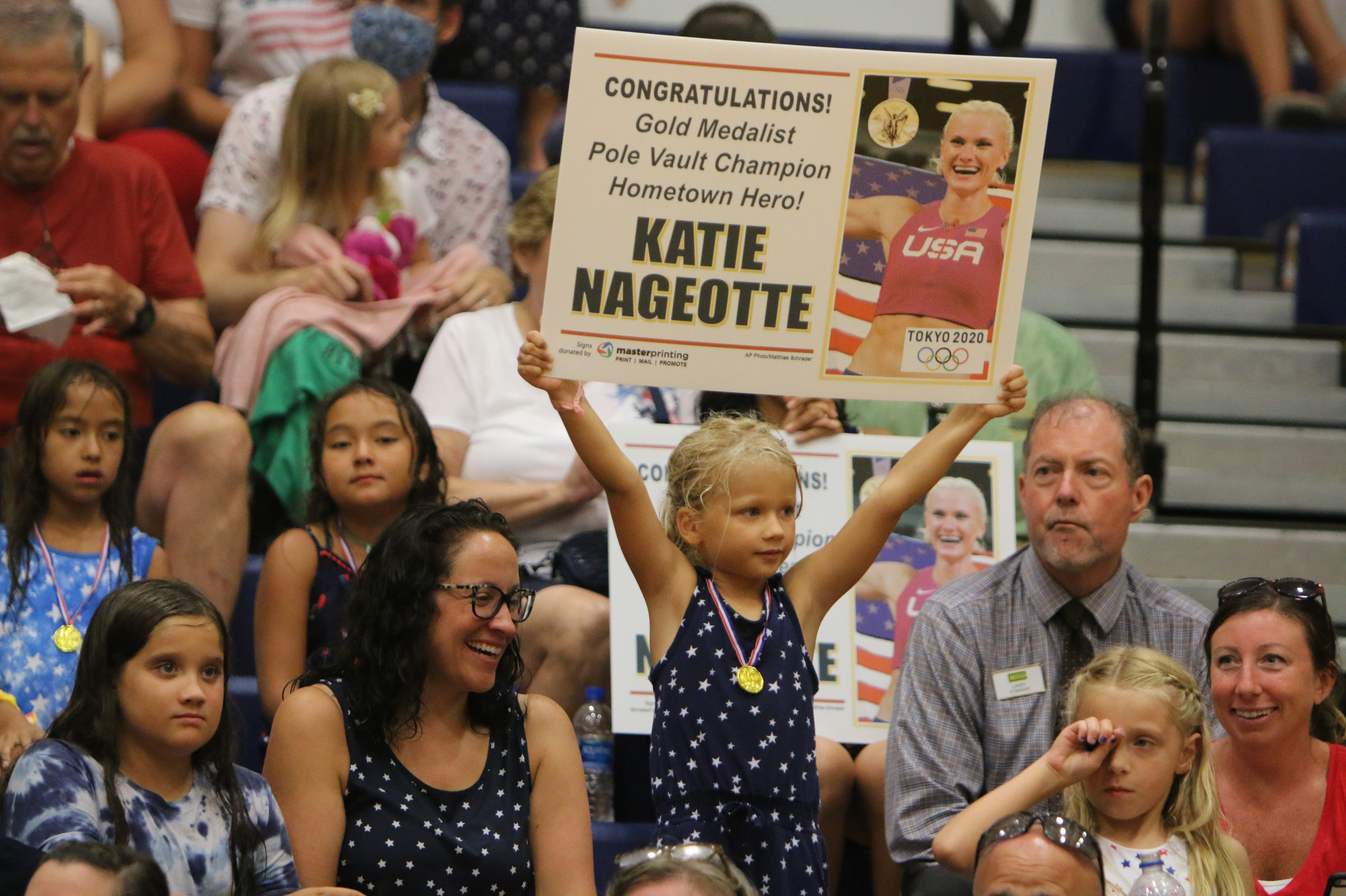 Olympic gold medalist Katie Nageotte visits Olmsted Falls HS ...