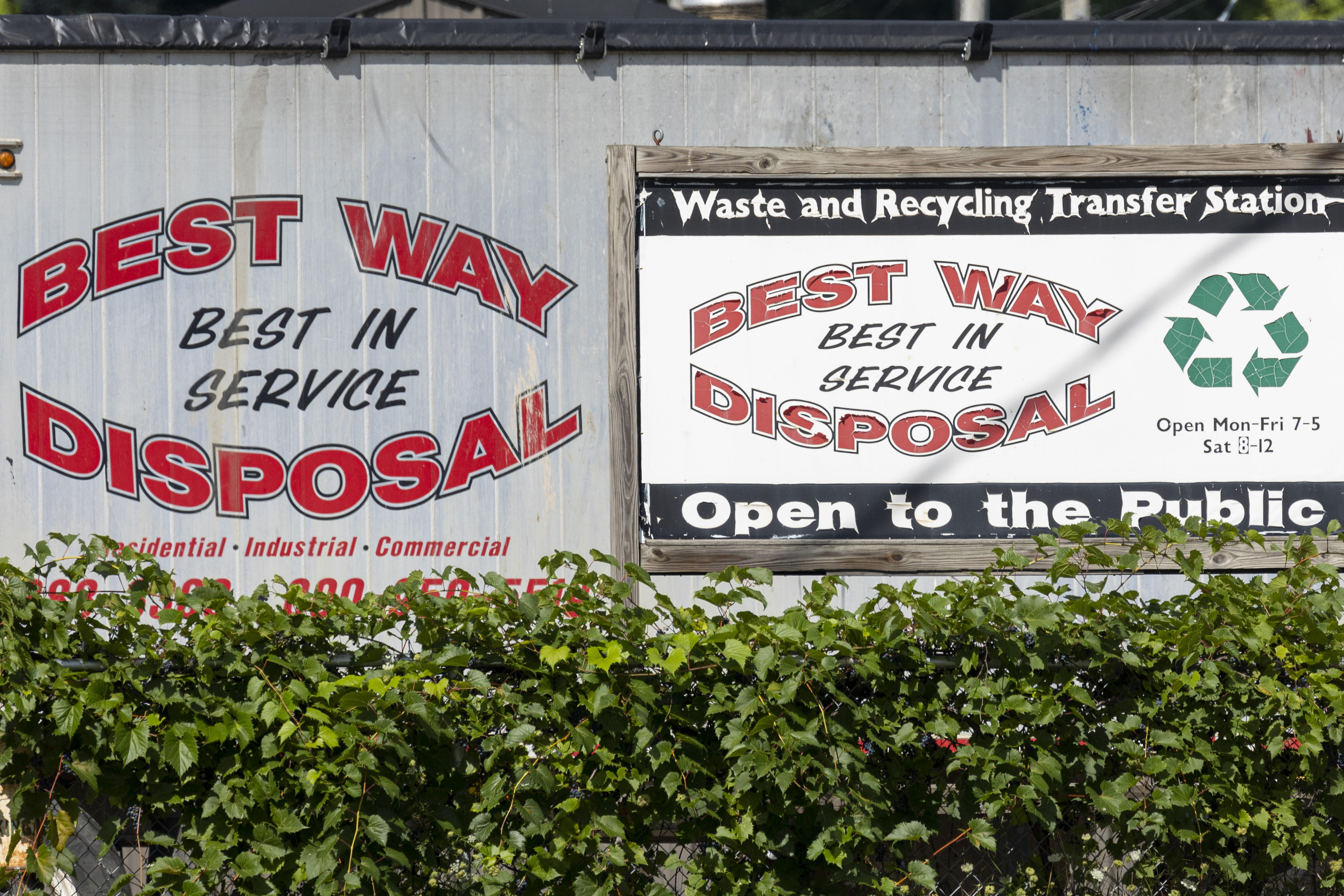 Large fire breaks out at Best Way Disposal waste and recycling transfer ...