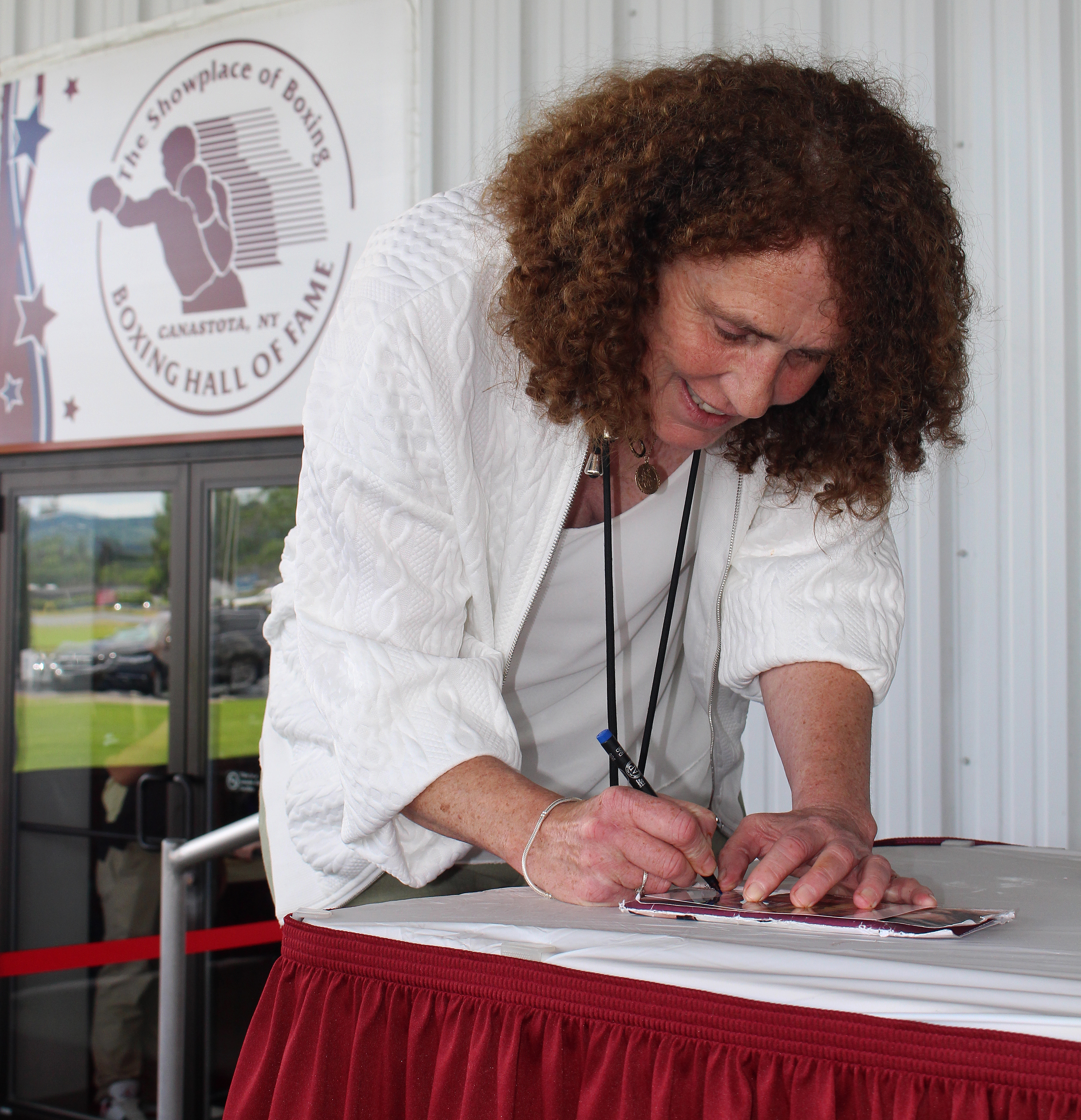 Fist casting of 2024 inductees at the International Boxing Hall of Fame ...