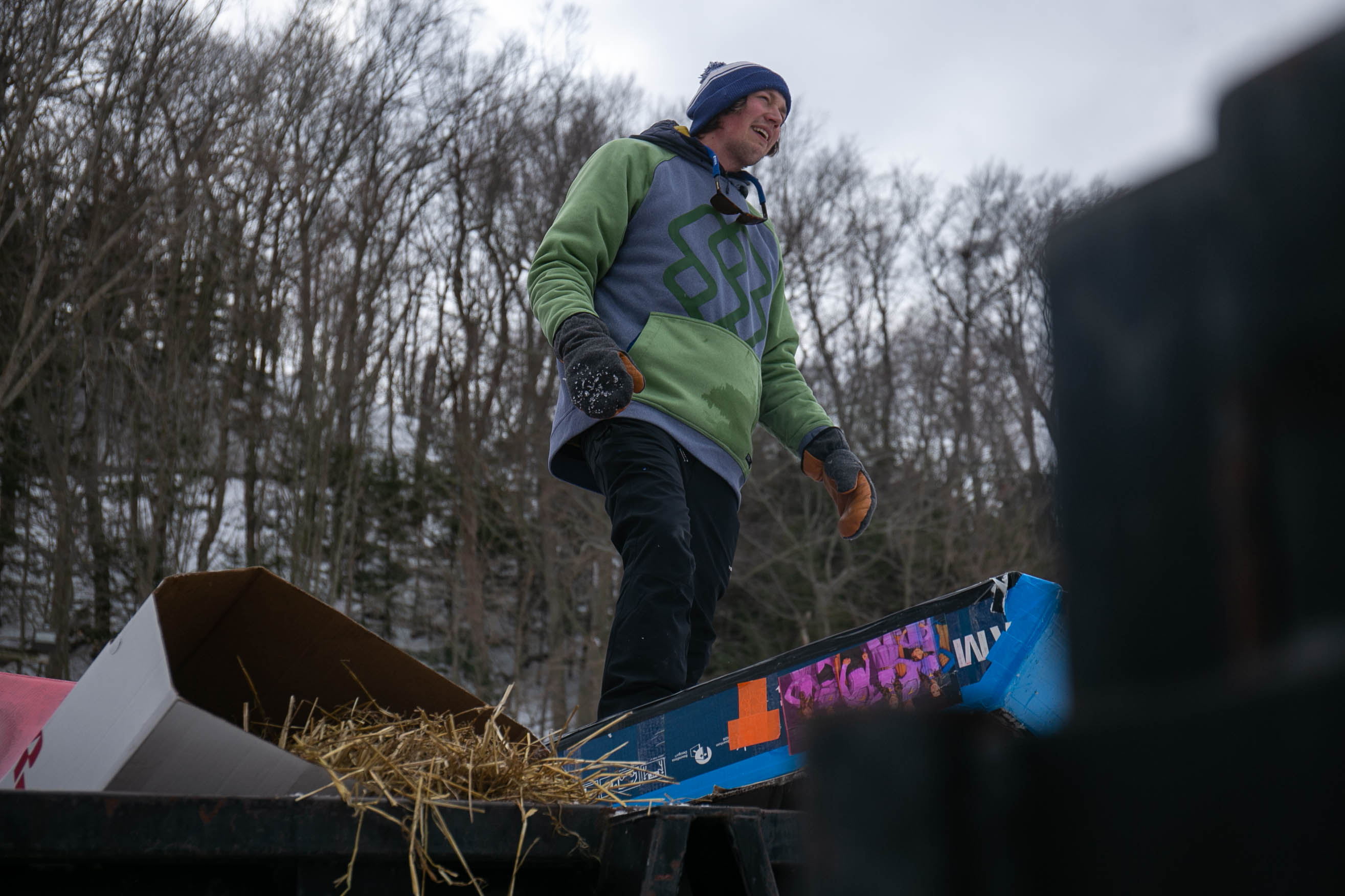 Photos: Cardboard sled teams battle for first place at Winterfest races ...