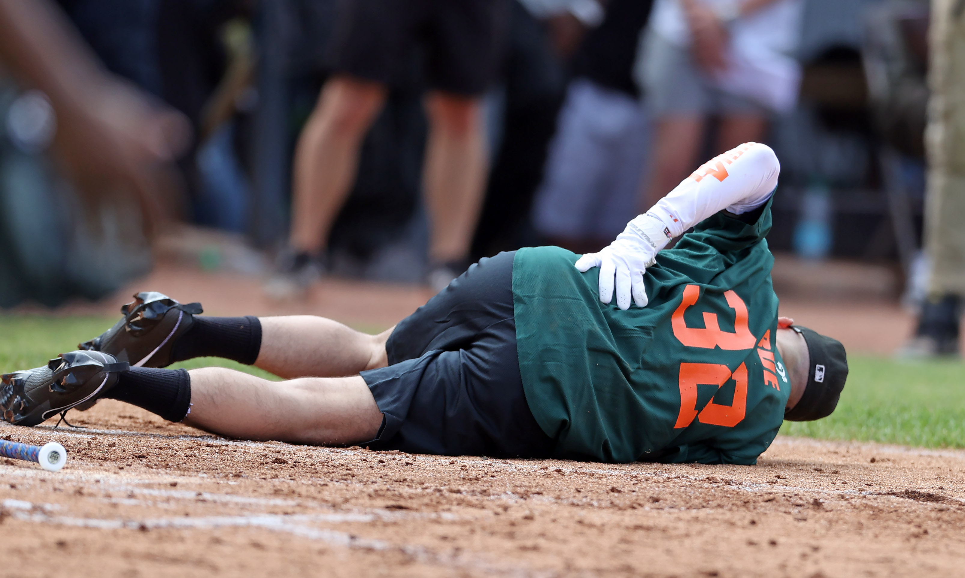 David Njoku celebrity softball game, June 8, 2024 - cleveland.com