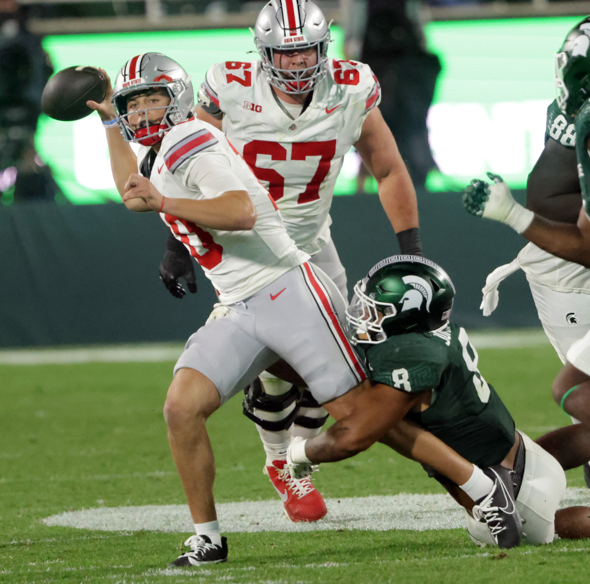 Ohio State Buckeyes at Michigan State Spartans, September 28, 2024 ...