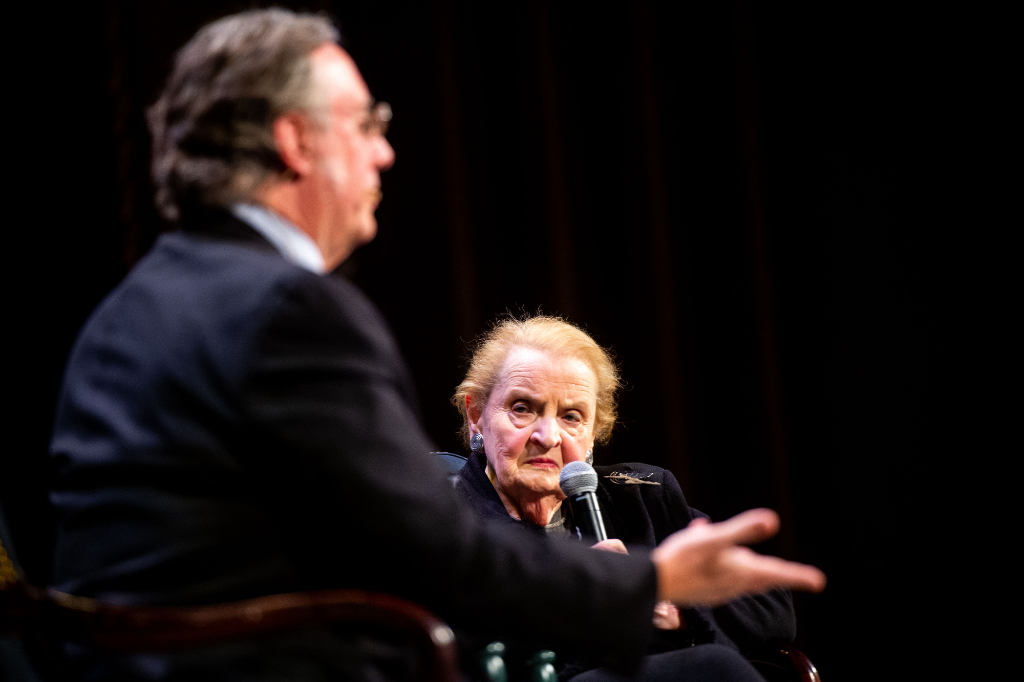 Former U.S. Secretary of State Madeline Albright speaks at Michigan ...