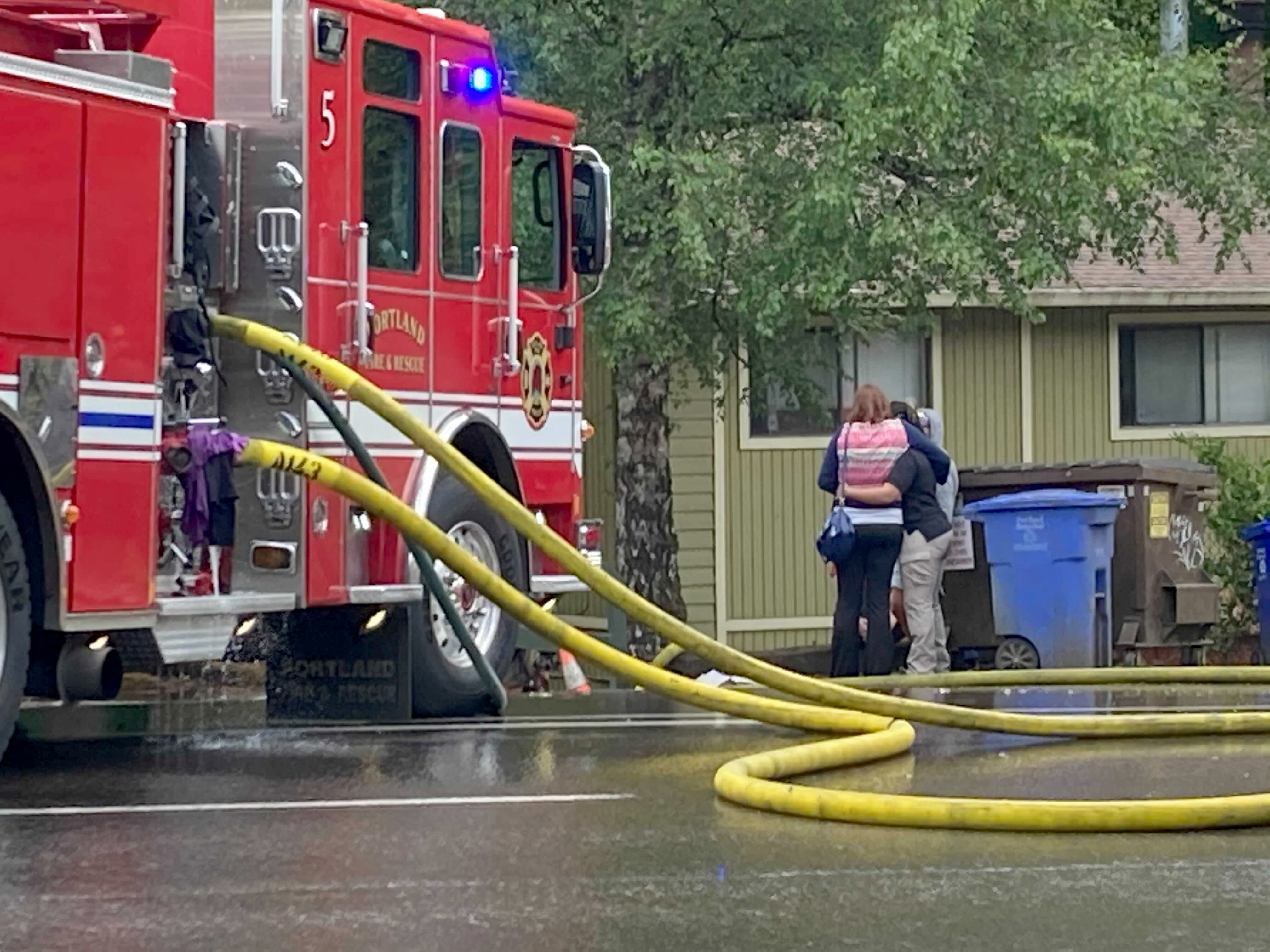 SW Portland apartment complex fire - oregonlive.com