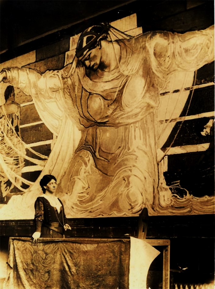 Violet Oakley, pioneering woman artist, painted Pennsylvania Capitol ...