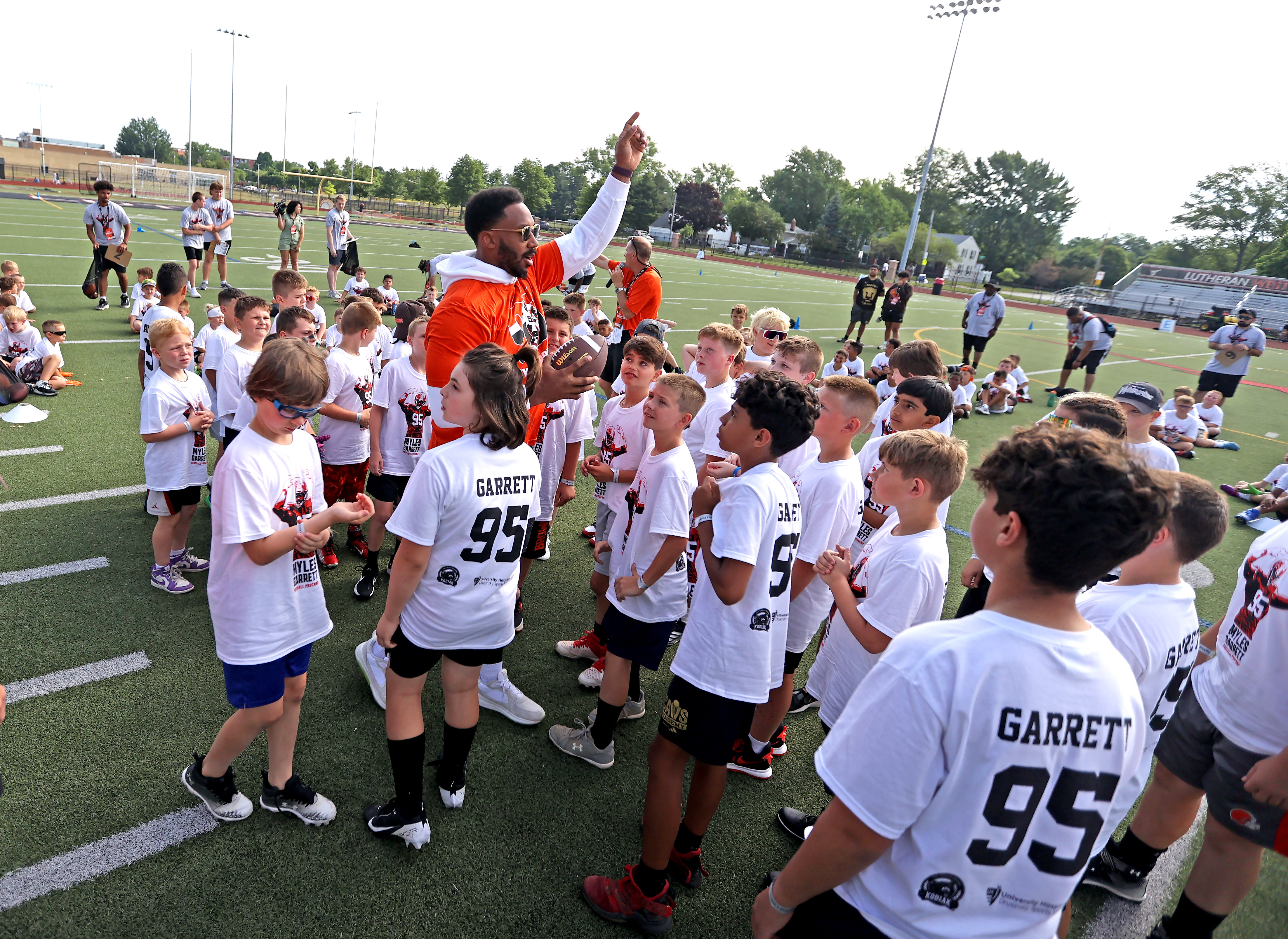 Myles Garrett Youth Football ProCamp, June 14, 2024 - cleveland.com