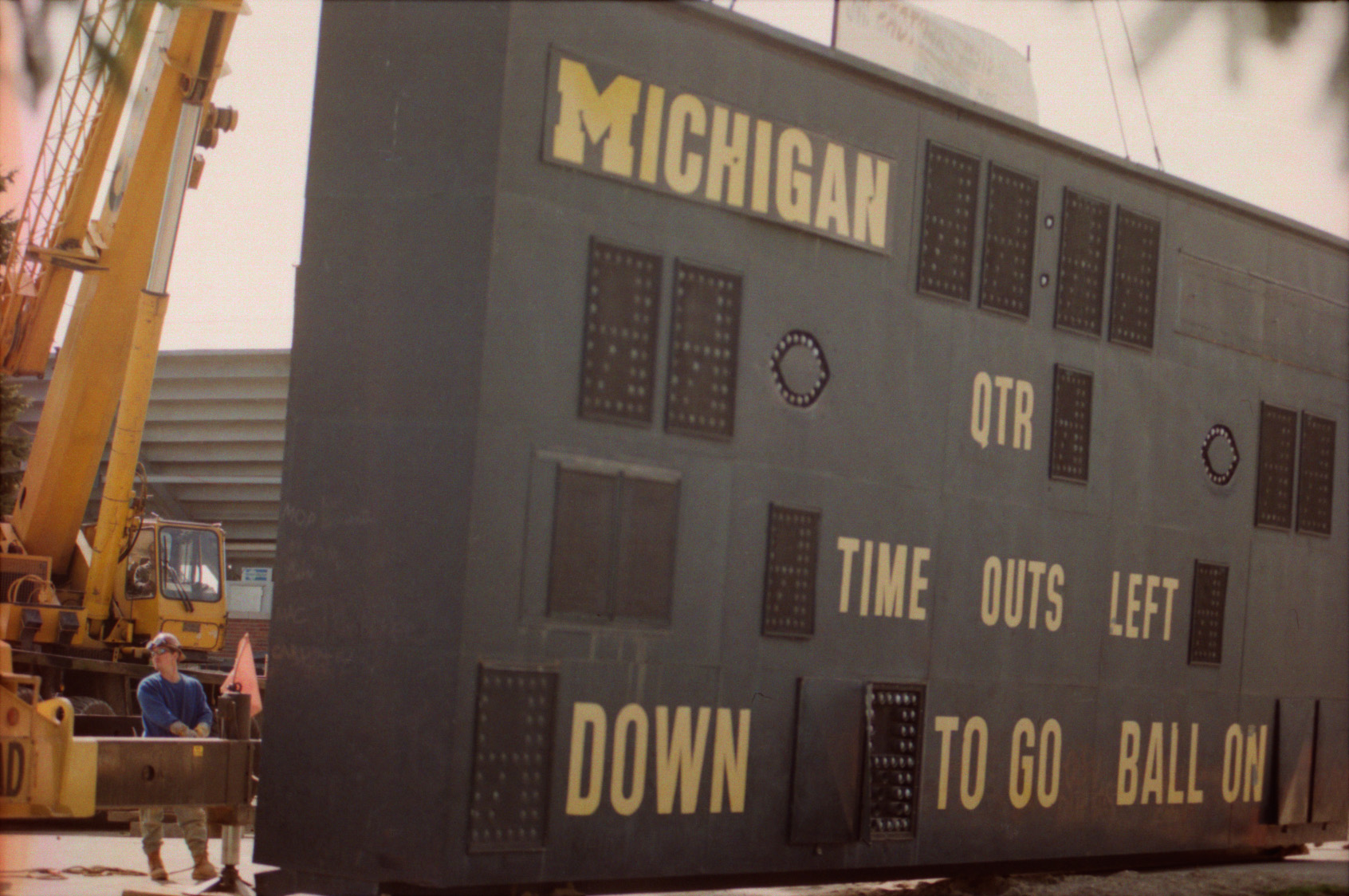 Michigan Stadium Scoreboard Through the Years - mlive.com