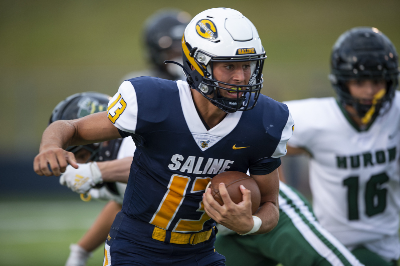 Huron plays Saline in high school football - mlive.com