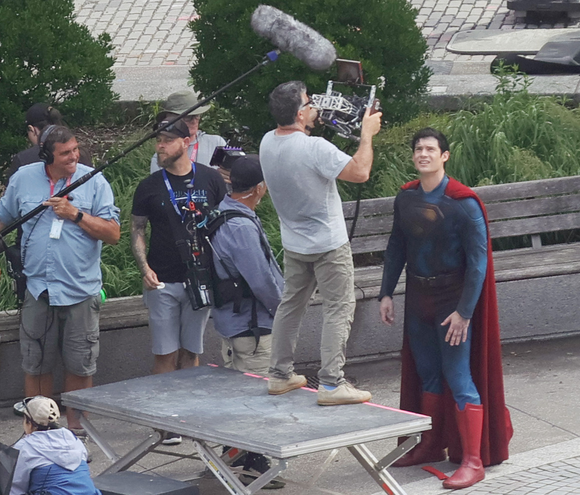 Final day of Superman filming at Public Square, July 4, 2024 ...