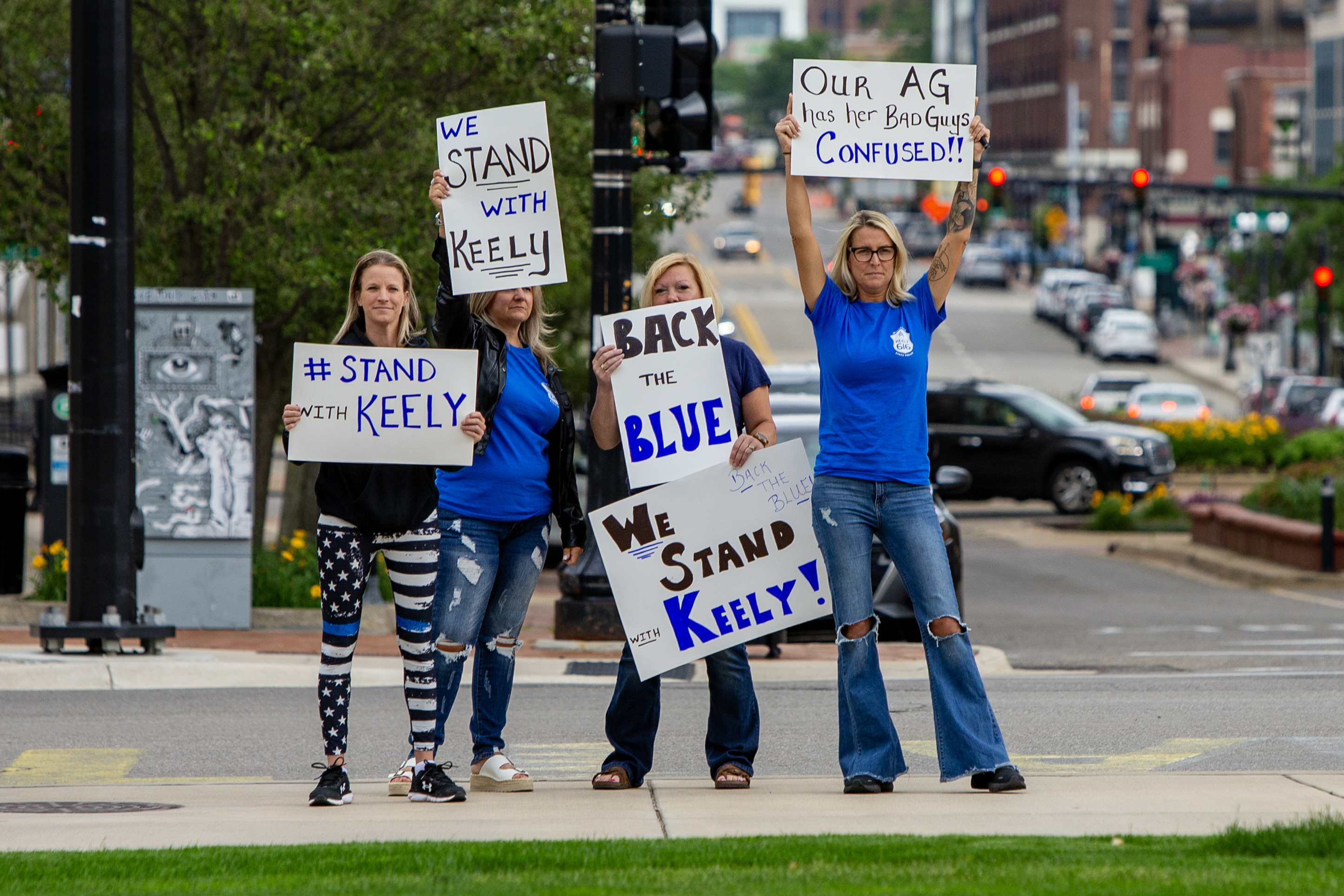 Rally for Samuel Sterling who was killed by state police trooper Brian ...
