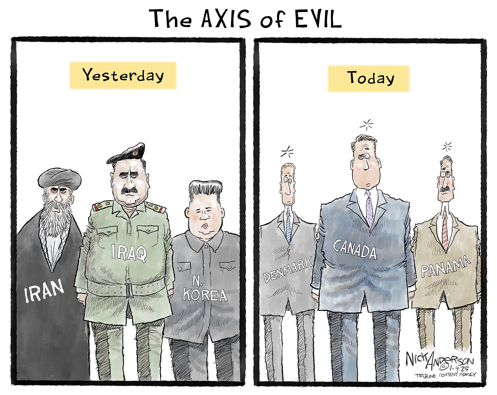 Editorial cartoons for Jan. 12, 2025 - cleveland.com