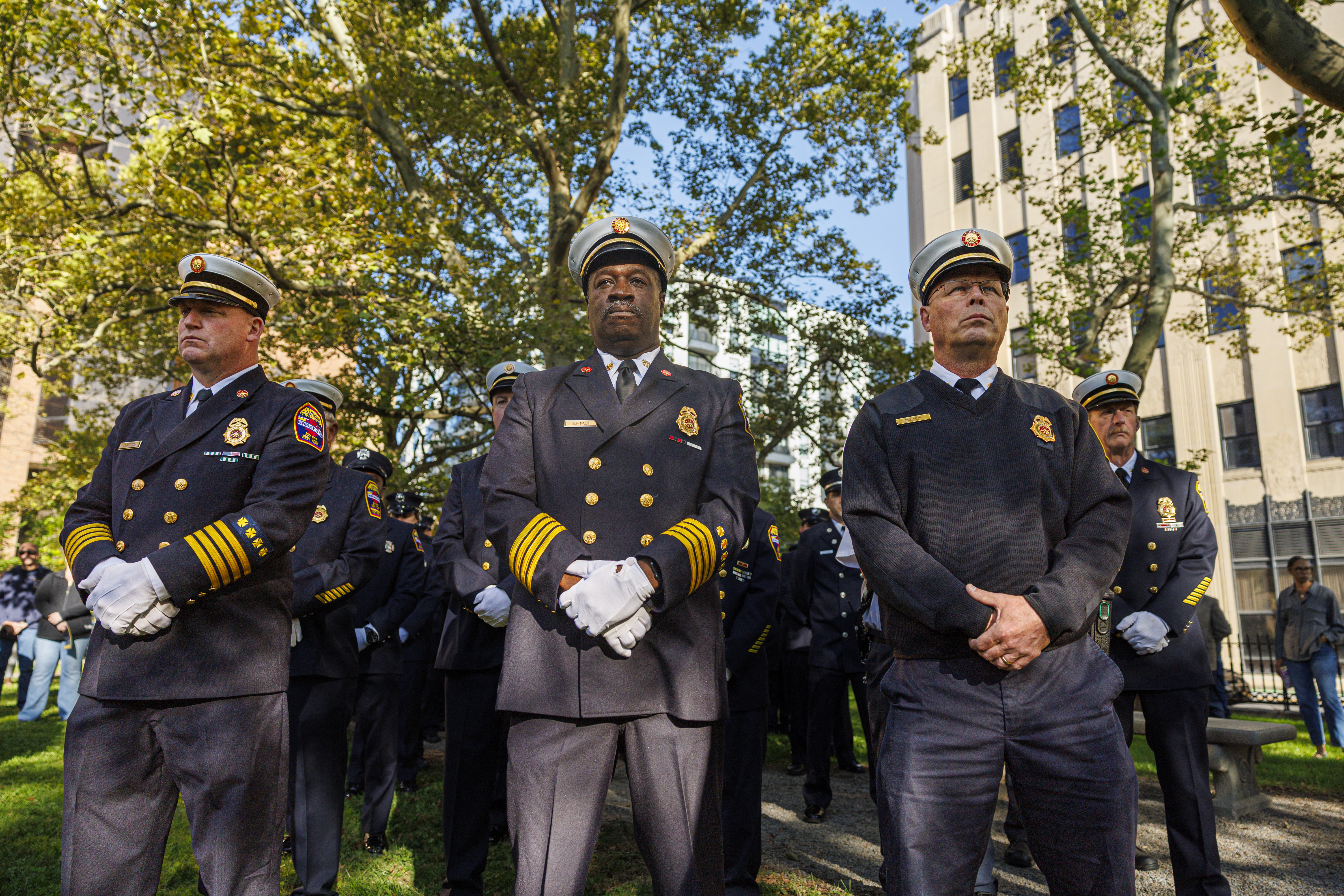Syracuse remembers 9-11 at solemn ceremony in Firefighter's Memorial ...