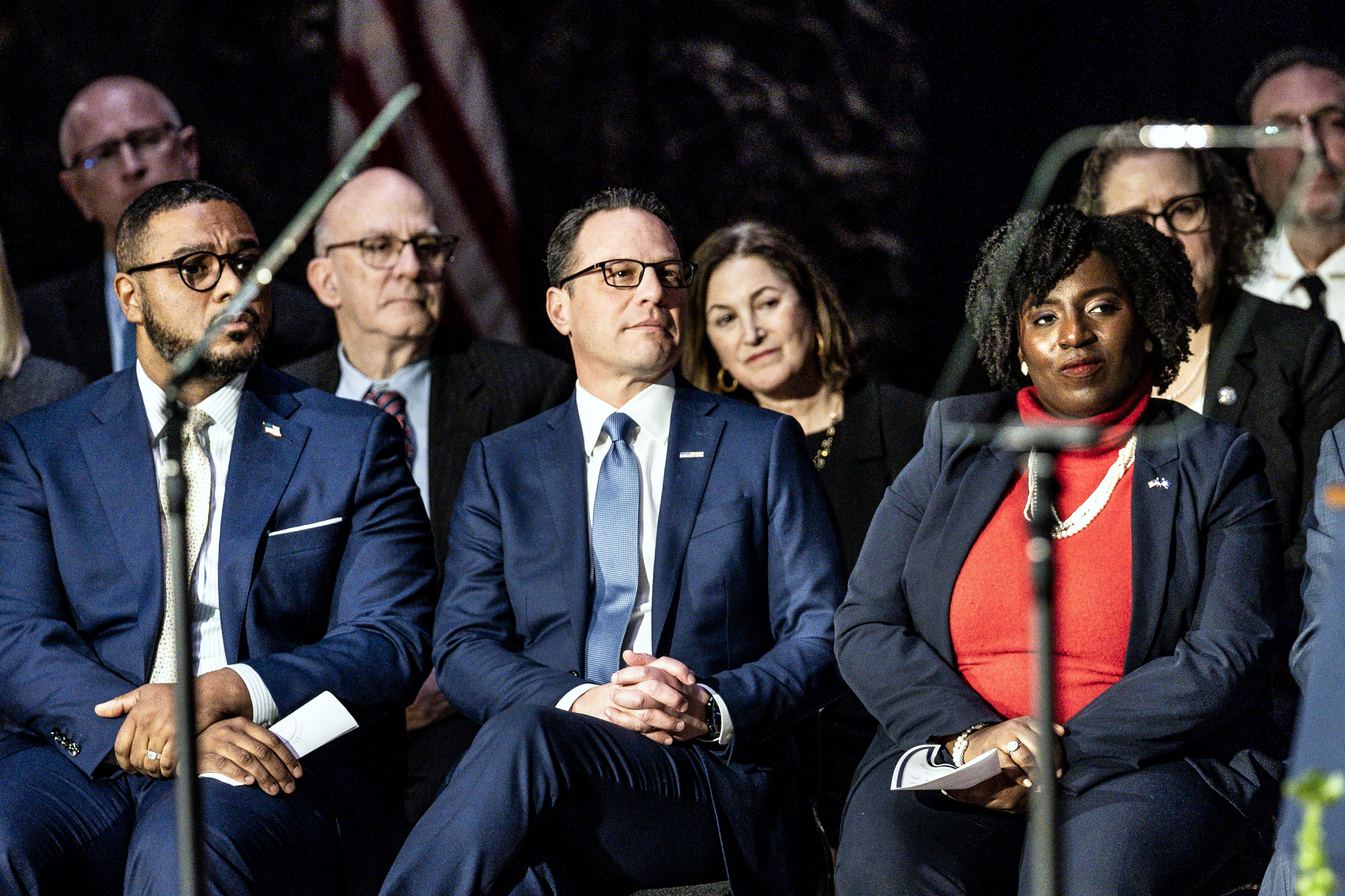 Swearing-in ceremonies for Pa. attorney general, treasurer, auditor ...