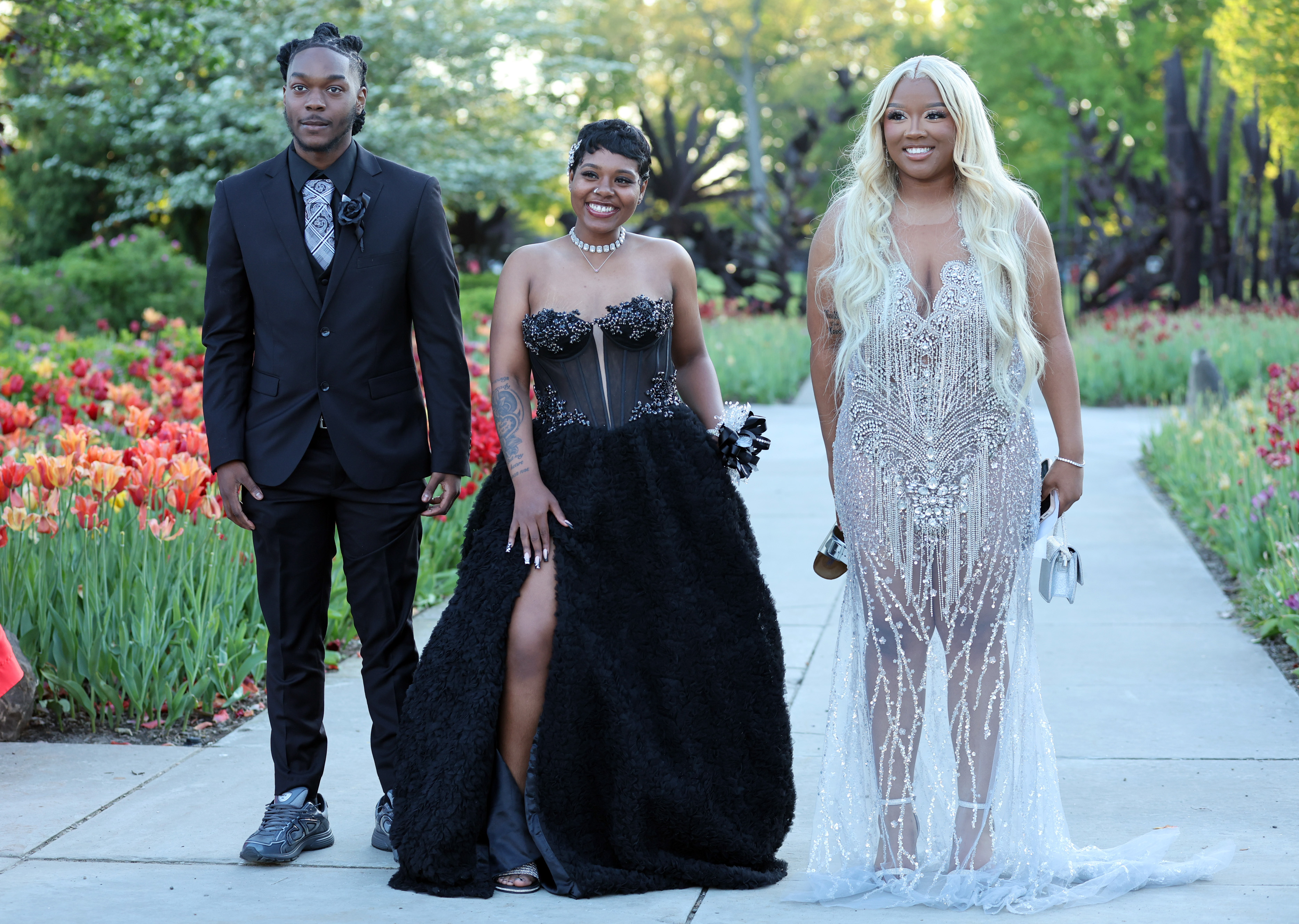 Euclid high school prom at the Cleveland Botanical Gardens, May 9, 2025 ...
