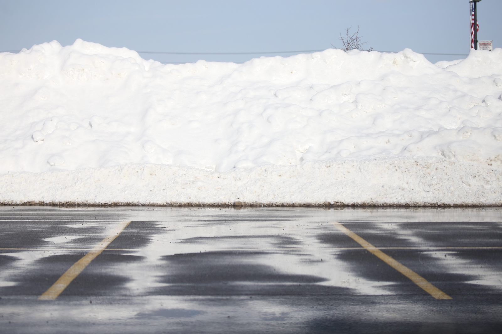 Piles of snow fill parking lots around Northeast Ohio - cleveland.com