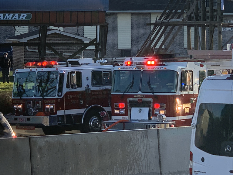 Route 22 crash with fire closes eastbound lanes - lehighvalleylive.com