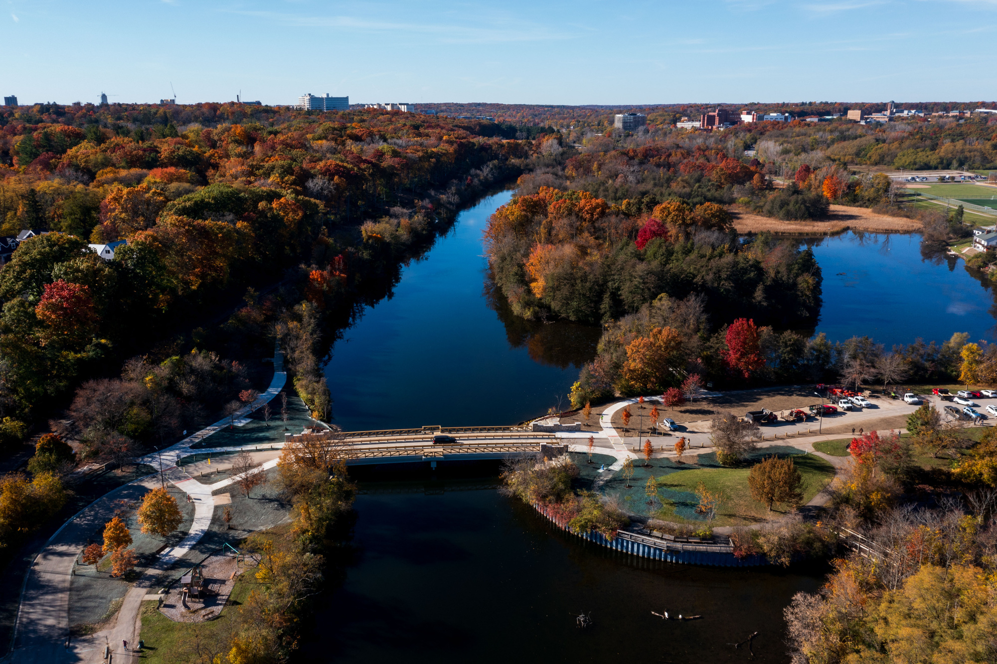 New bridge open at Ann Arbor's Gallup Park - mlive.com