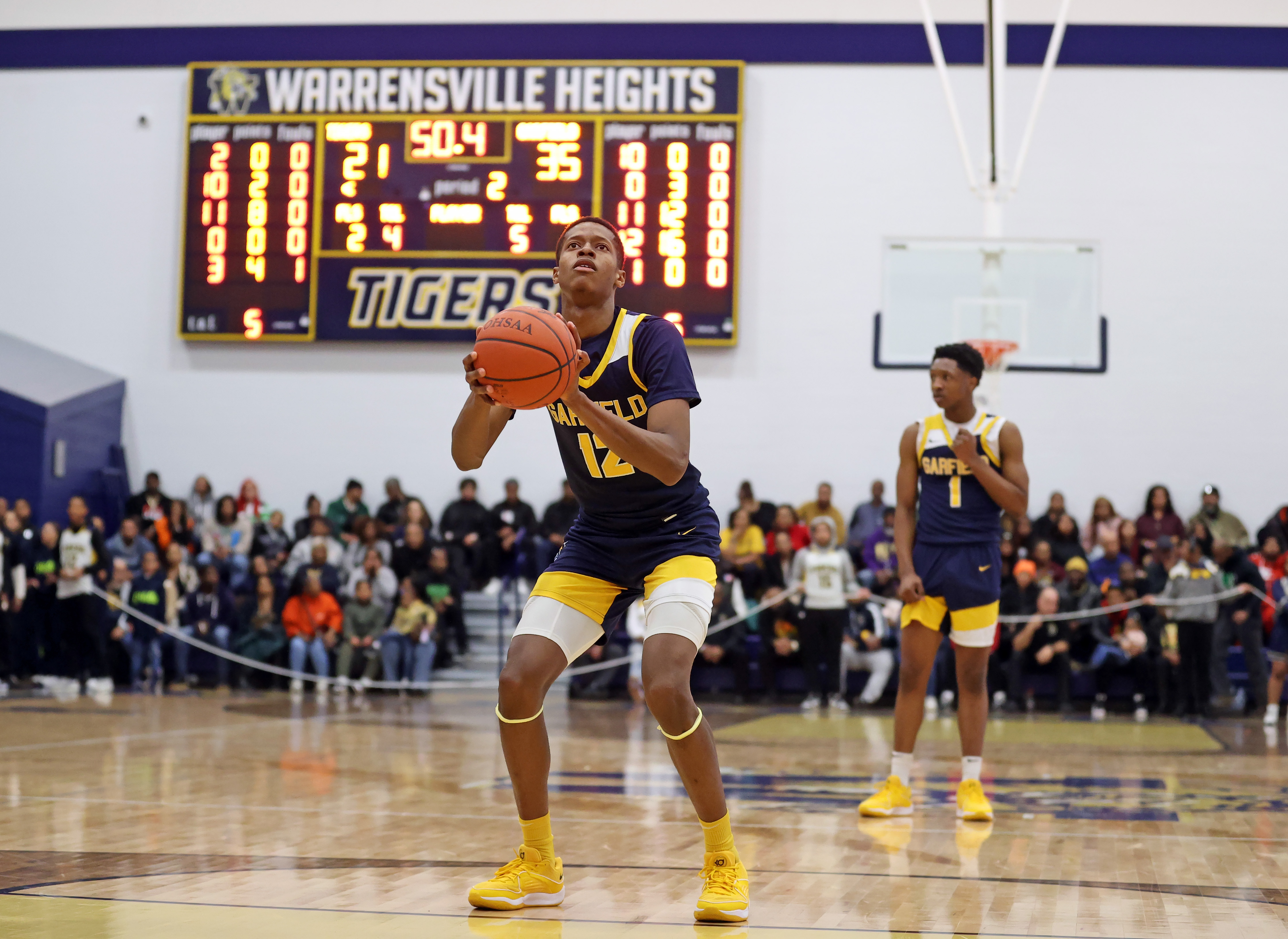 Boys high school hoops: Garfield Heights at Warrensville Heights ...