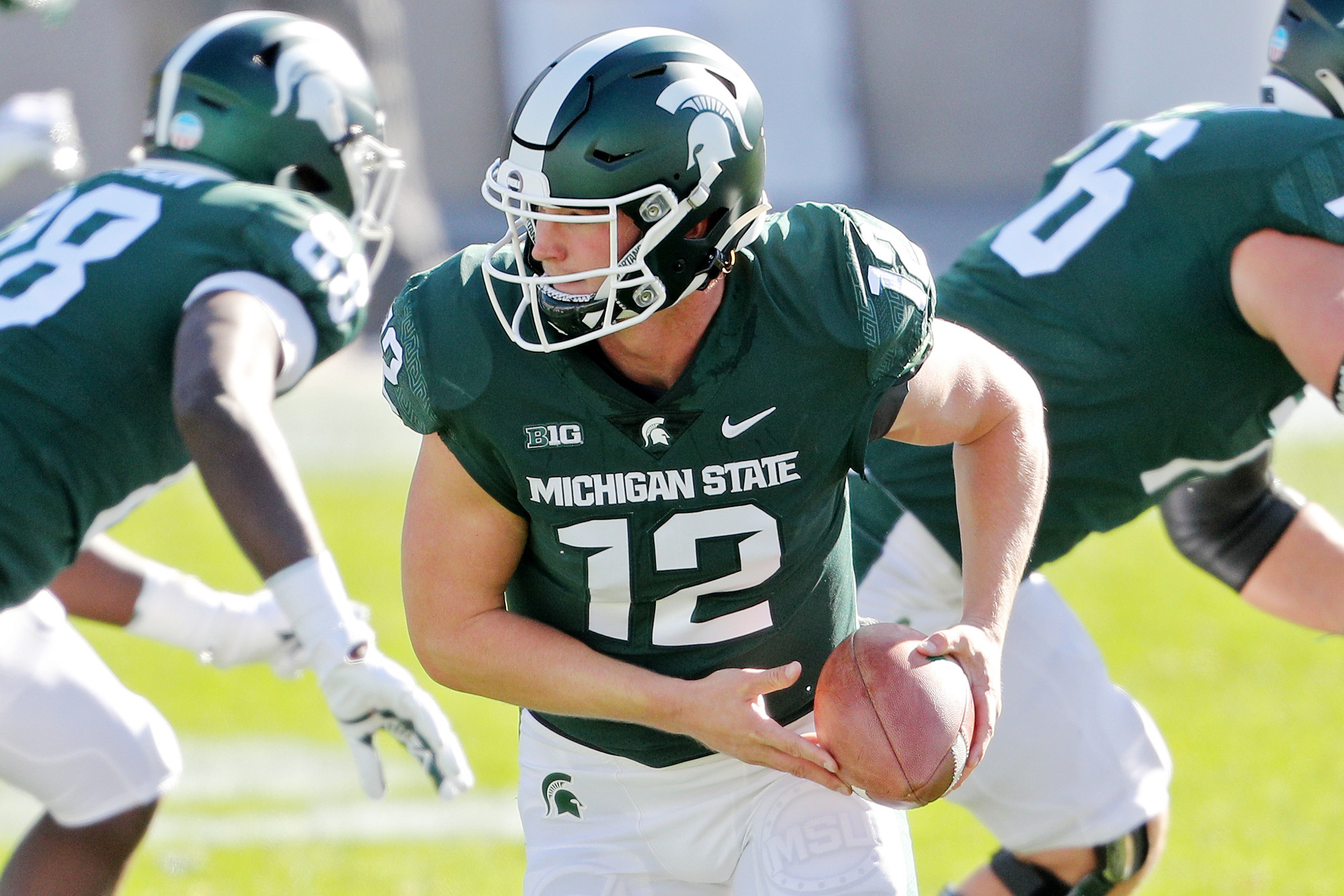 Rocky Lombardi starts at QB for Michigan State vs. Rutgers