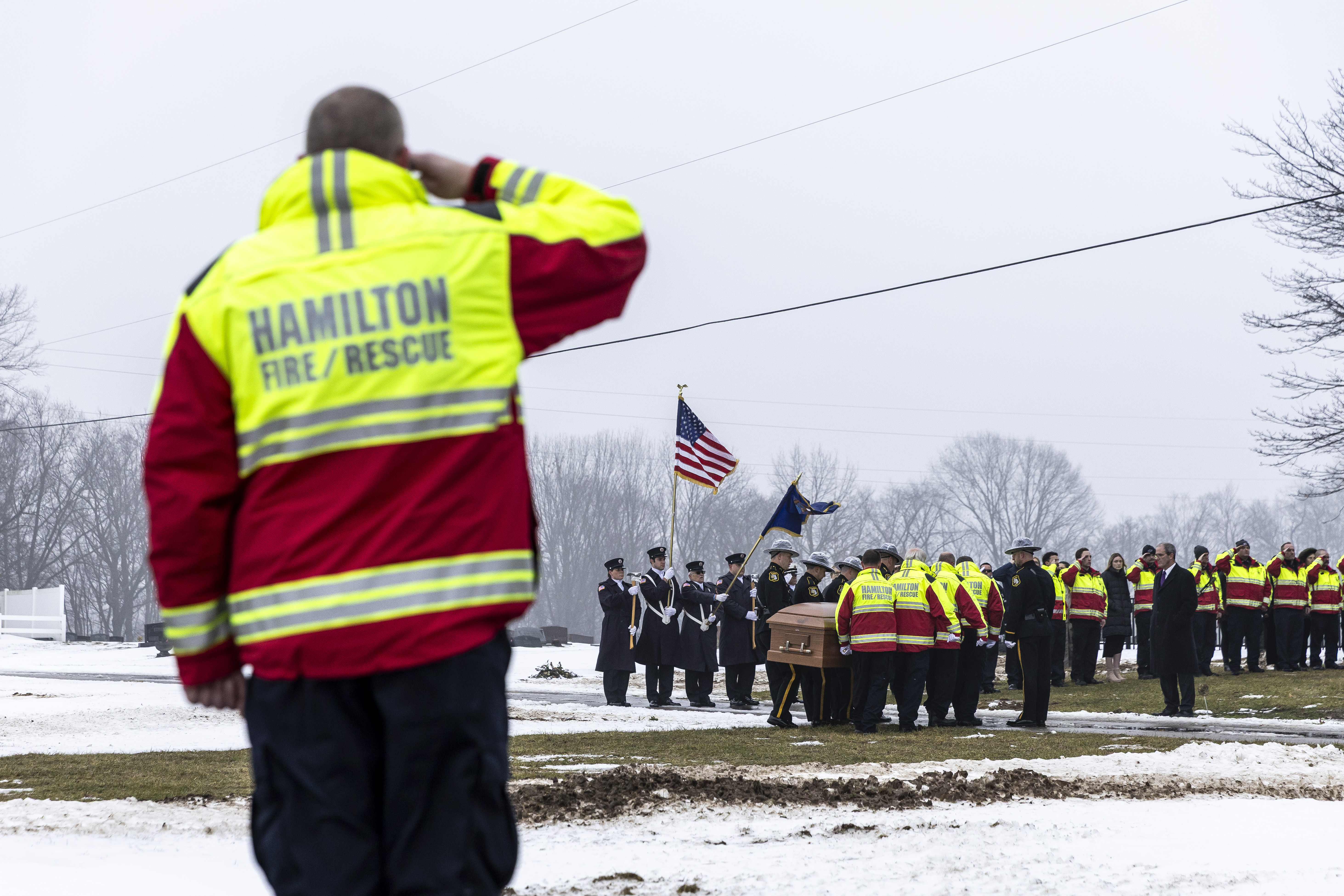 Longtime West Michigan fire chief honored with funeral procession ...